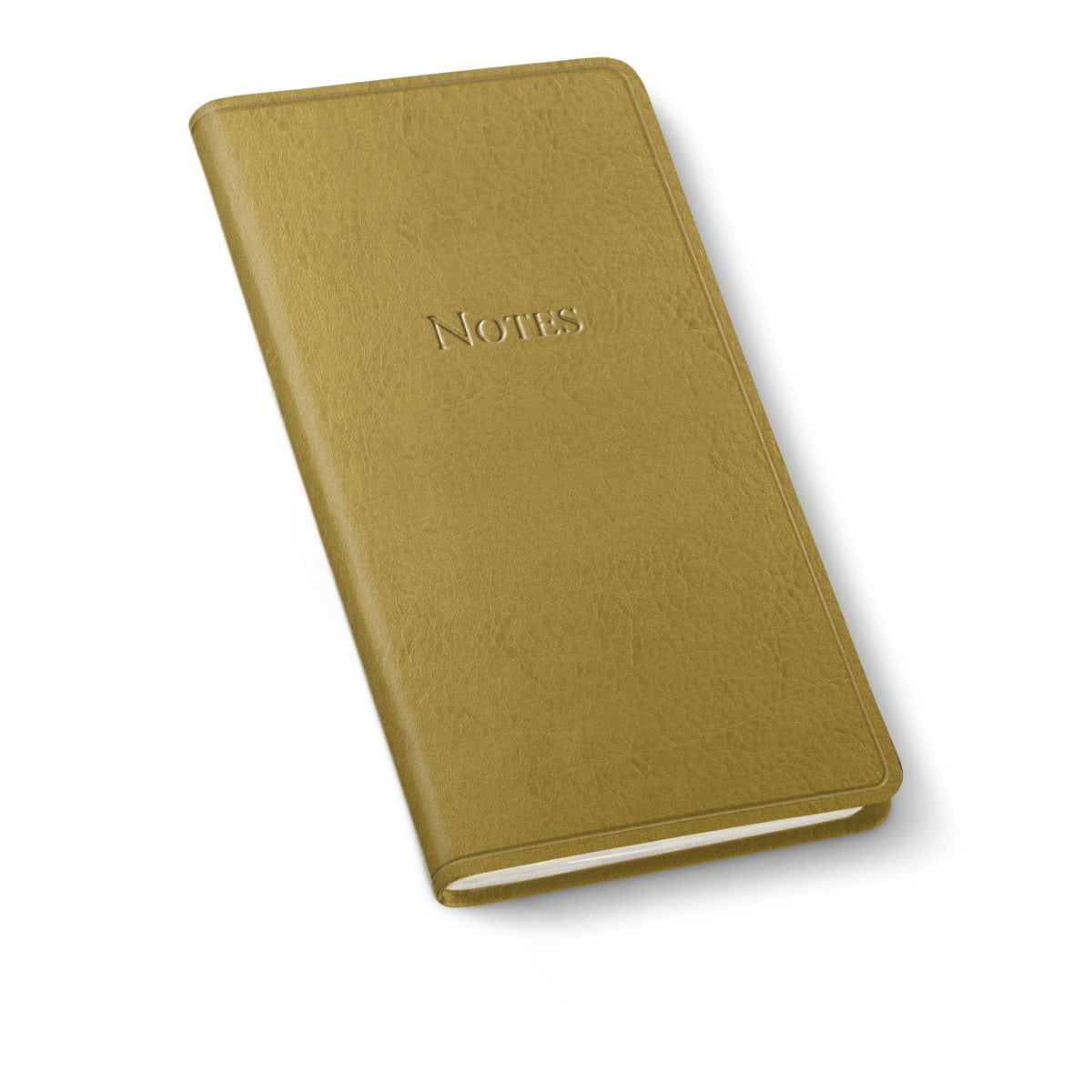 Gallery Leather Pocket Notes Journal - Freeport Metallic Gold - 6"x3.25 ...