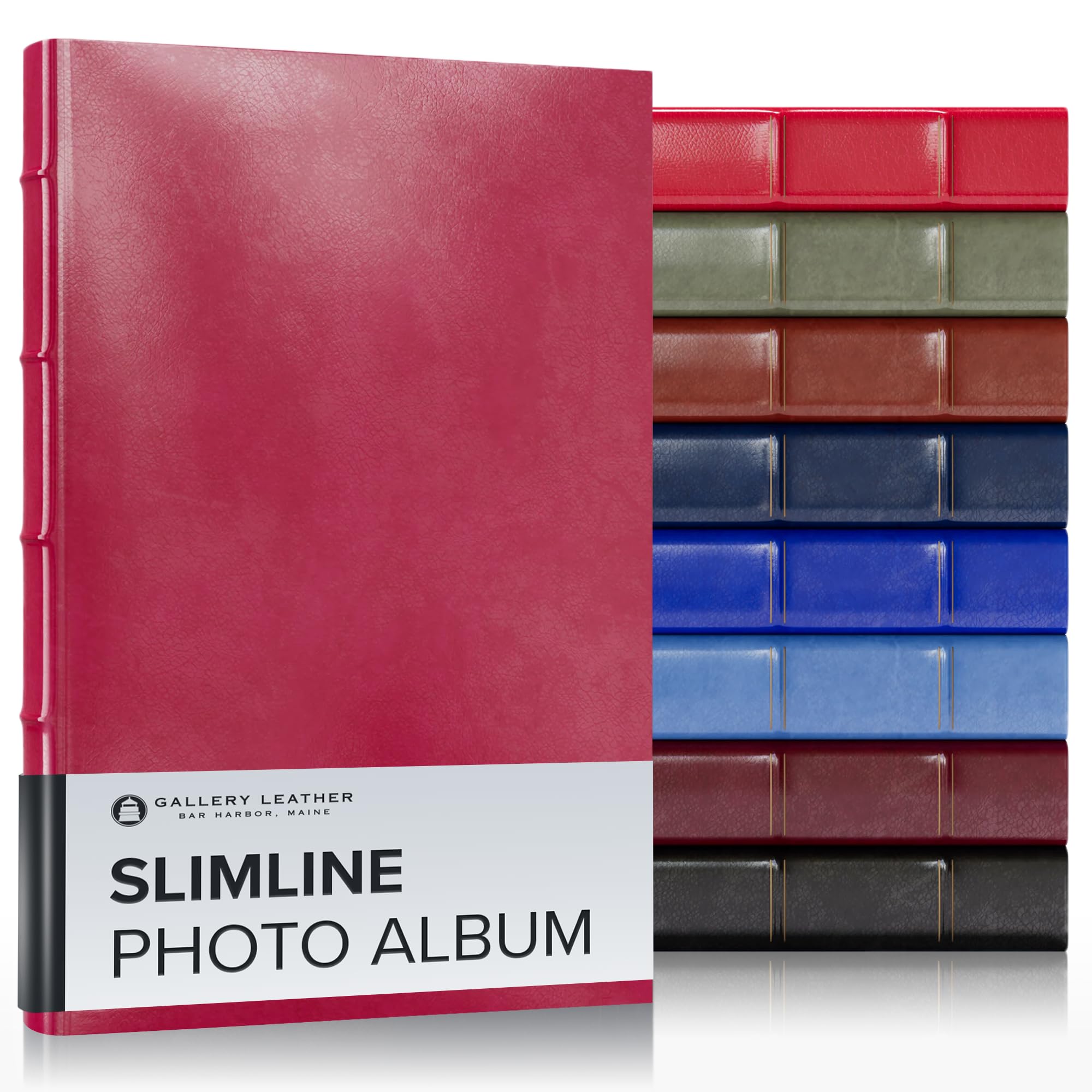 Gallery Leather Slimline Photo Album - Acadia Wild Rose - 11.75"x8.0 ...