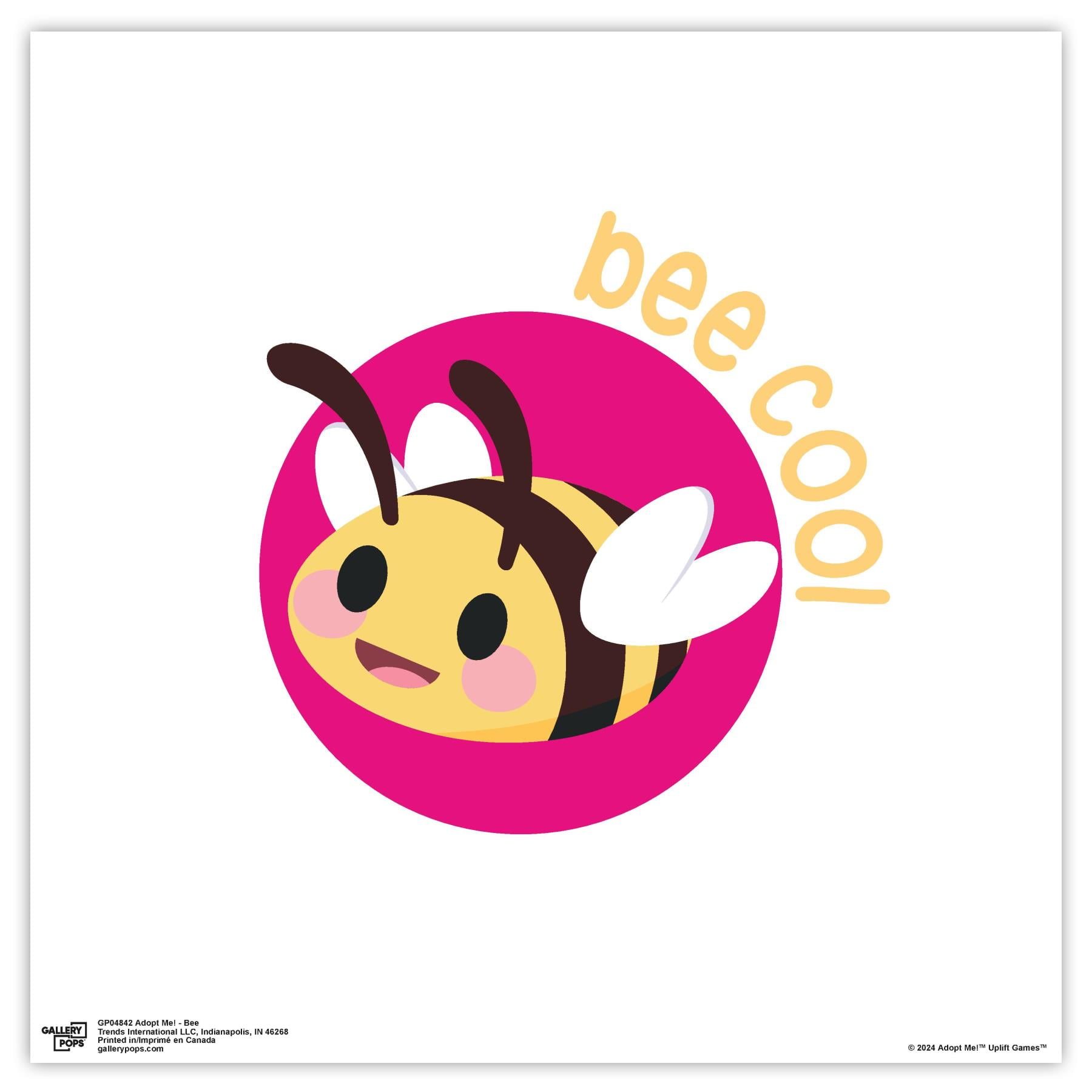 Gallery Pops Adopt Me! - Bee Wall Art, Unframed Version, 12" x 12 ...