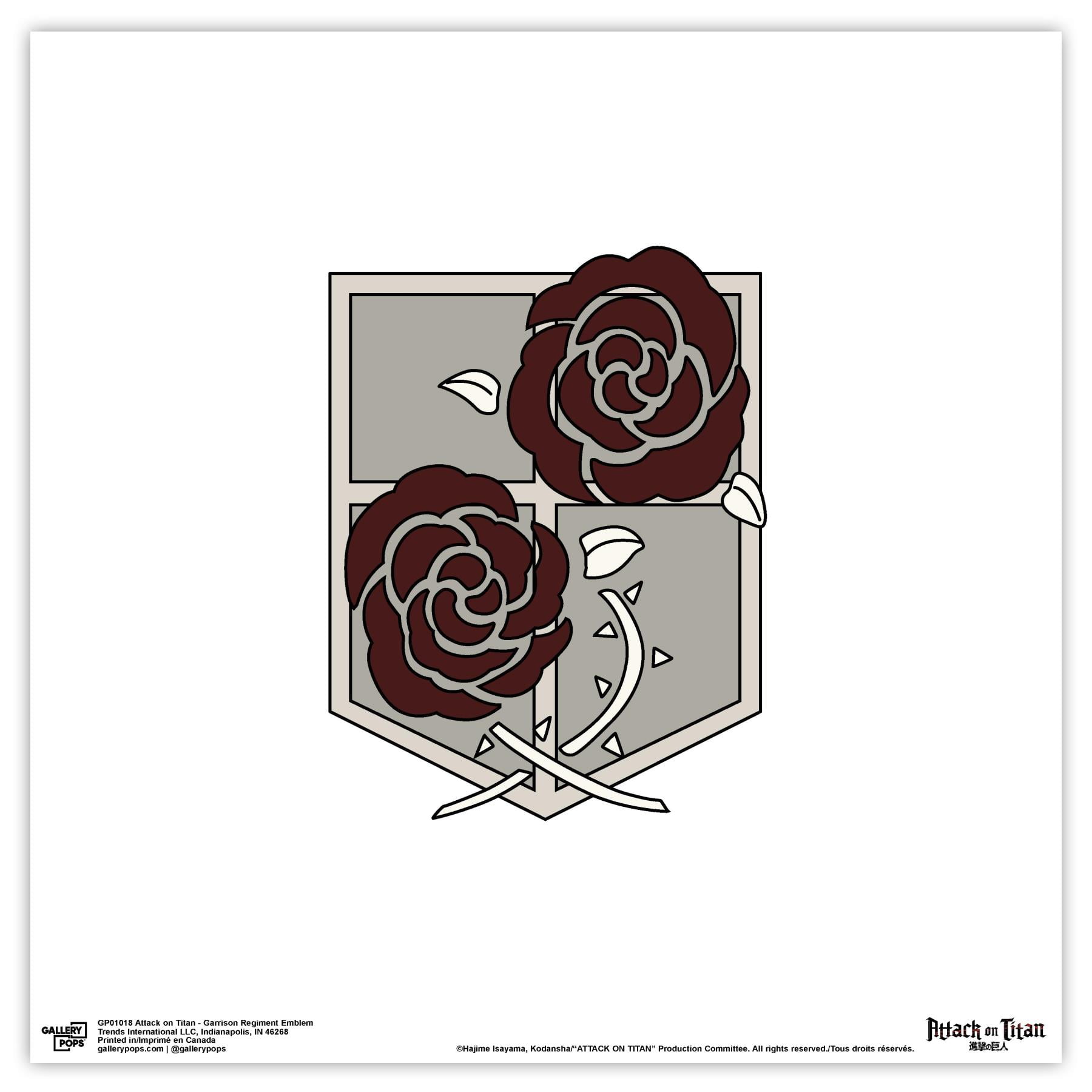 Gallery Pops Attack on Titan - Garrison Regiment Emblem Wall Art ...