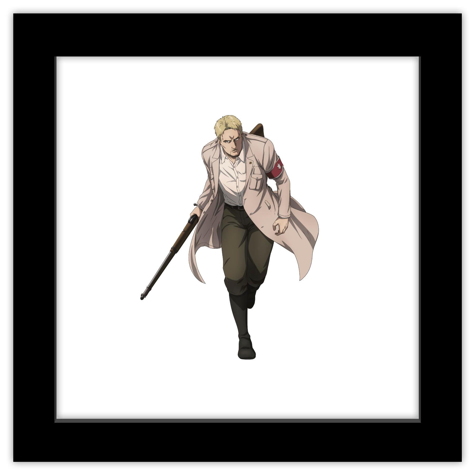Gallery Pops Attack on Titan - Reiner Braun Wall Art, Black Framed ...