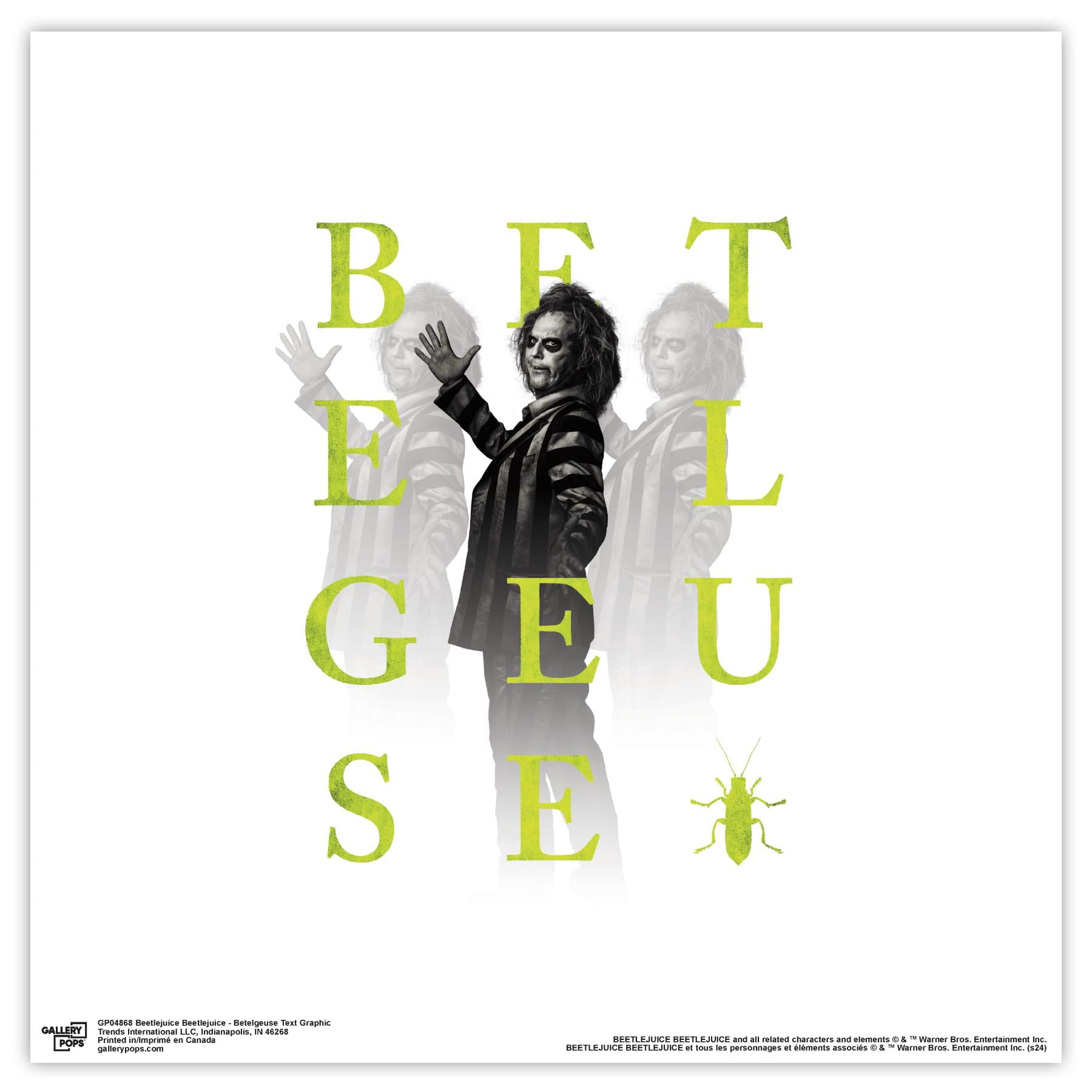 Gallery Pops Beetlejuice Beetlejuice - Betelgeuse Text Graphic Wall Art ...