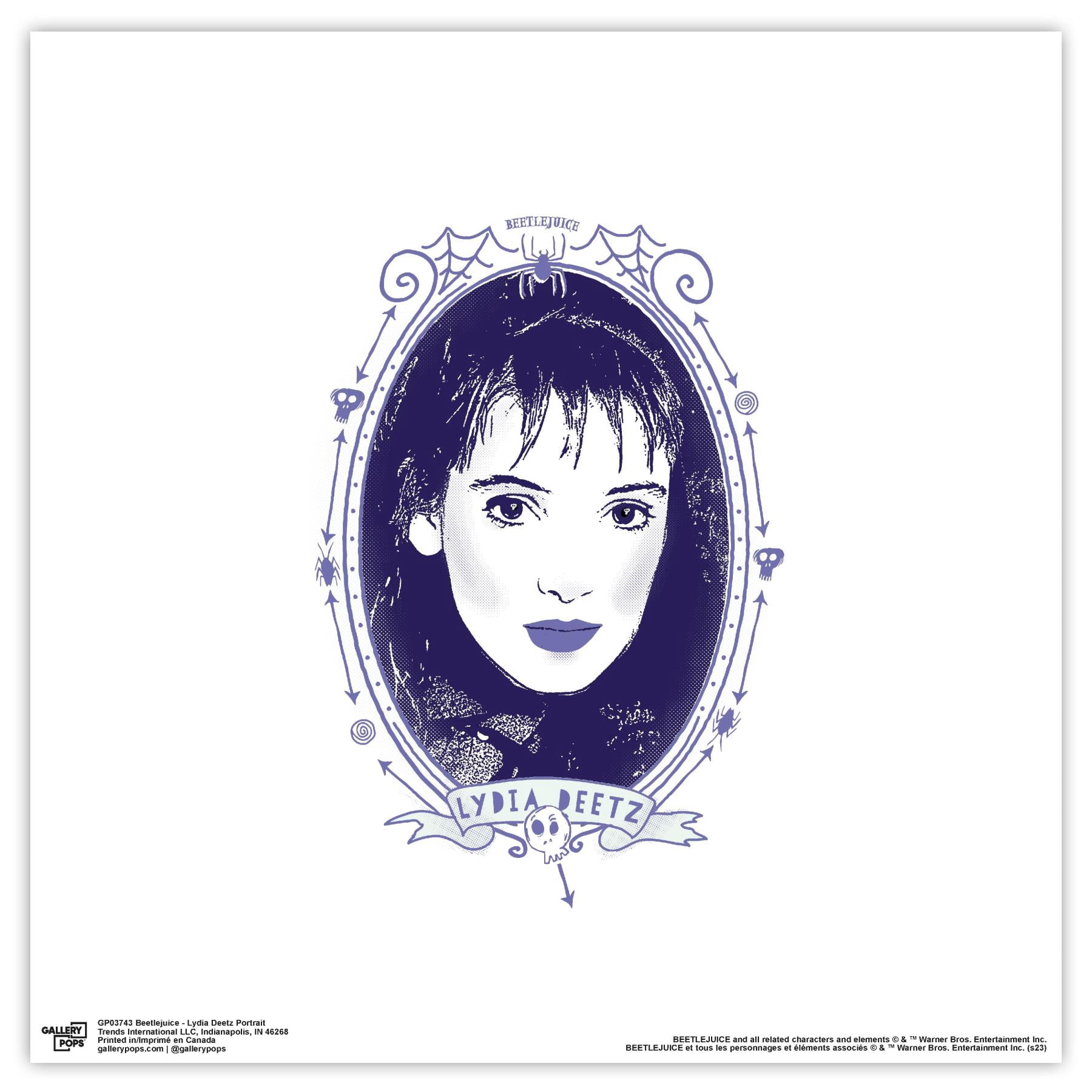 Gallery Pops Beetlejuice - Lydia Deetz Portrait Wall Art, Unframed ...