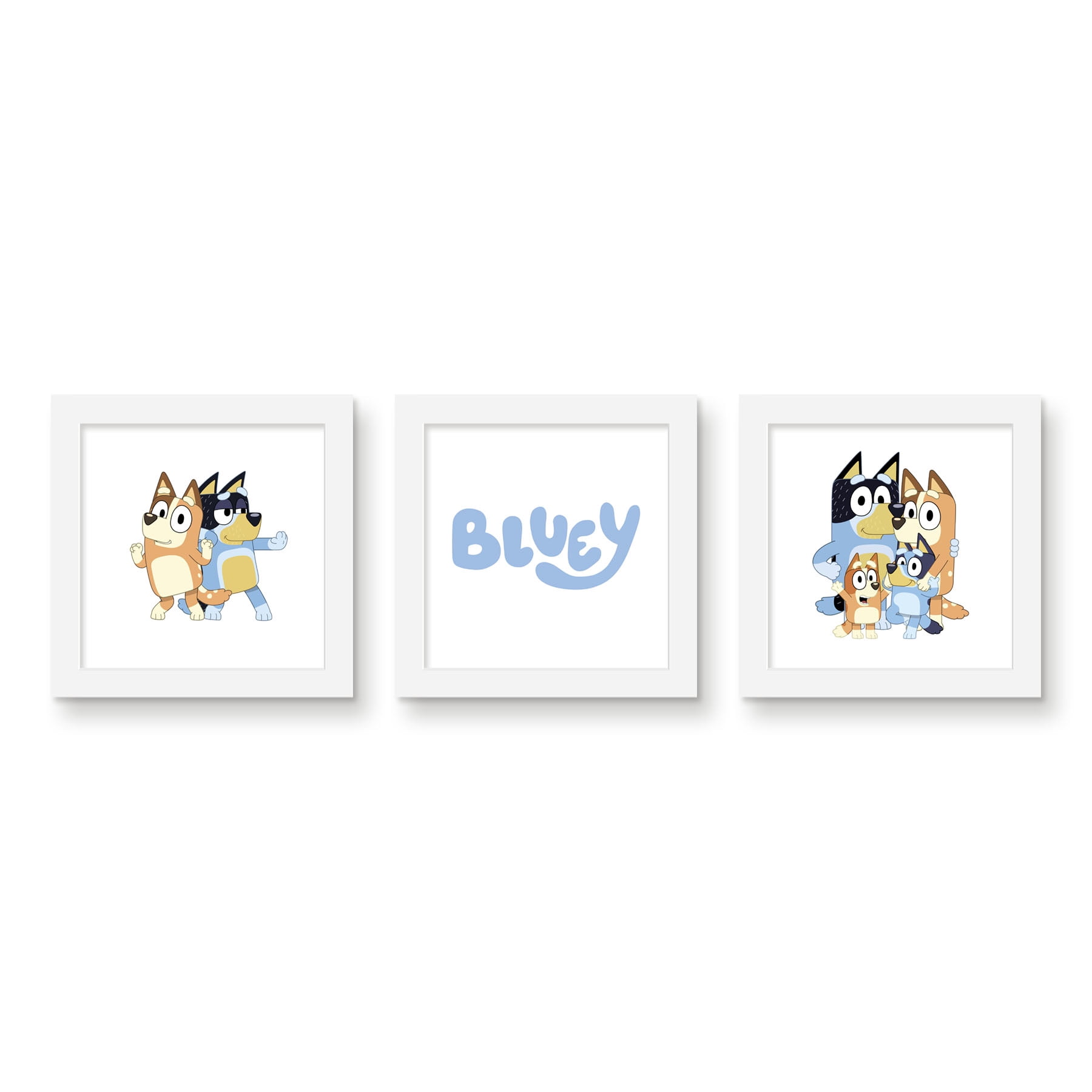 Gallery Pops Bluey - Family Wall Art Bundle (3-Pack) - Walmart.com