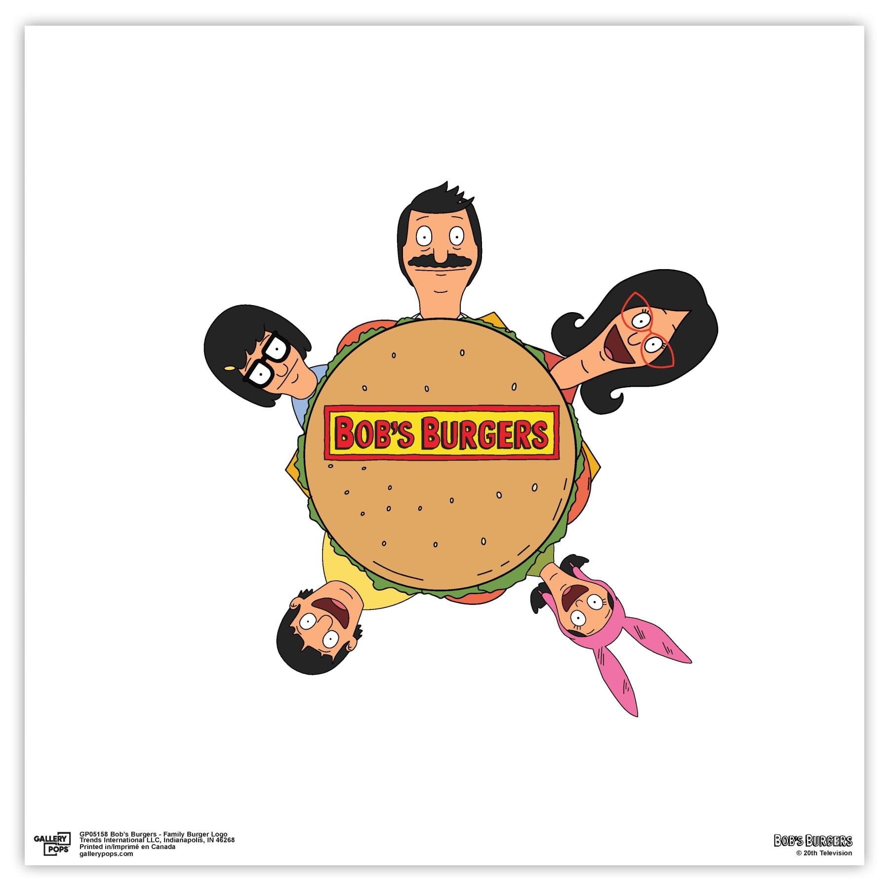 Gallery Pops® Bob's Burgers - Family Burger Logo Wall Art - Walmart.com