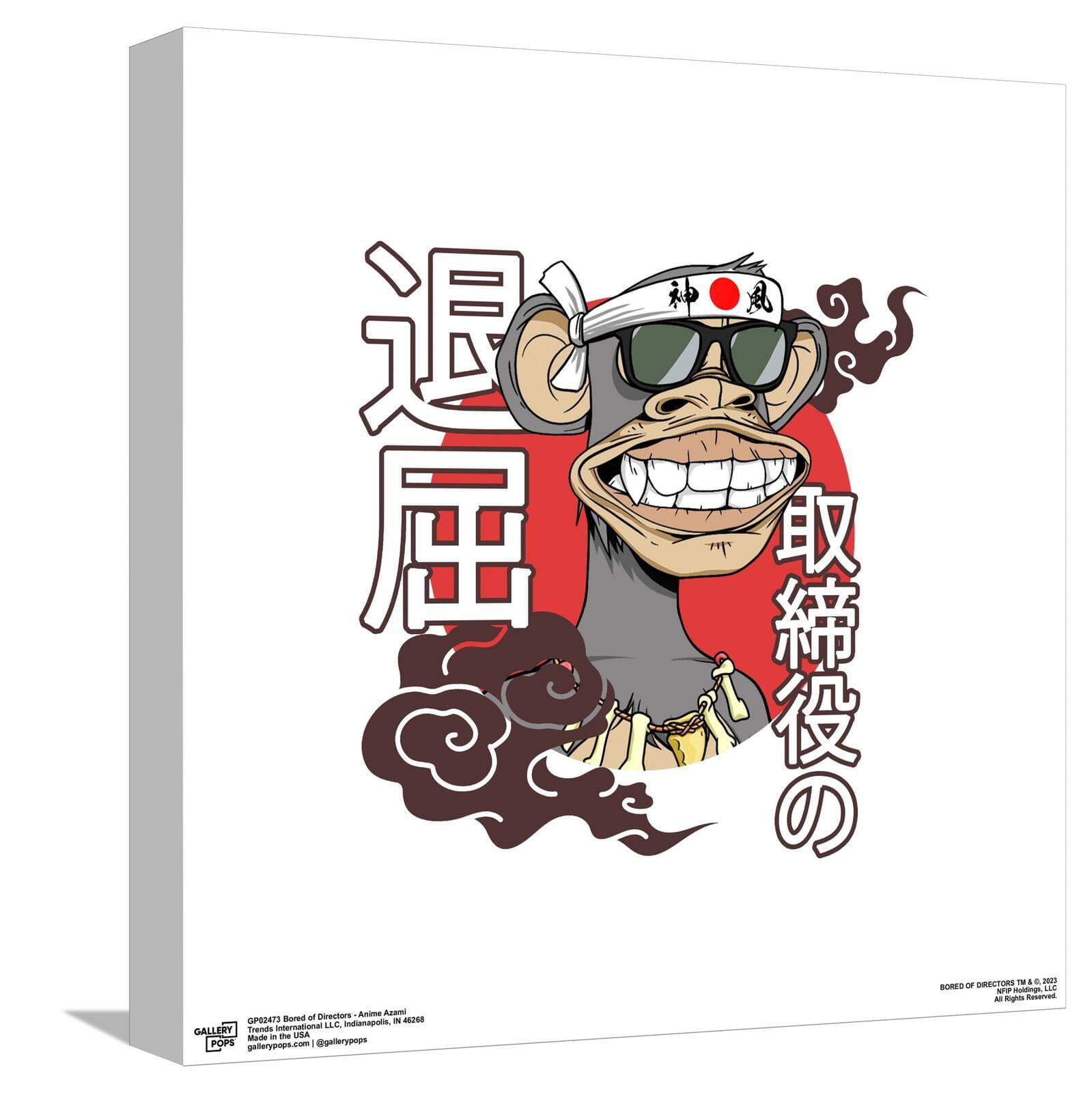 Gallery Pops Bored of Directors - Anime Azami Canvas Wall Art, Unframed ...