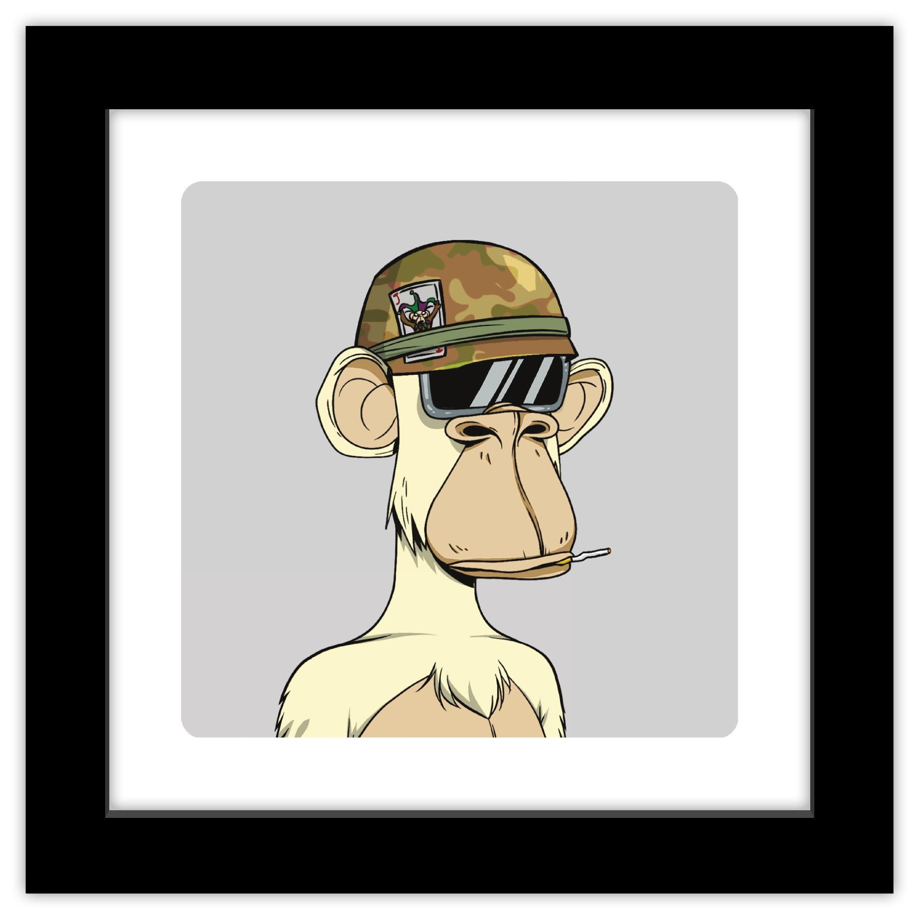 Gallery Pops Bored of Directors - Ape #4676 Midnight Johnson Wall Art ...