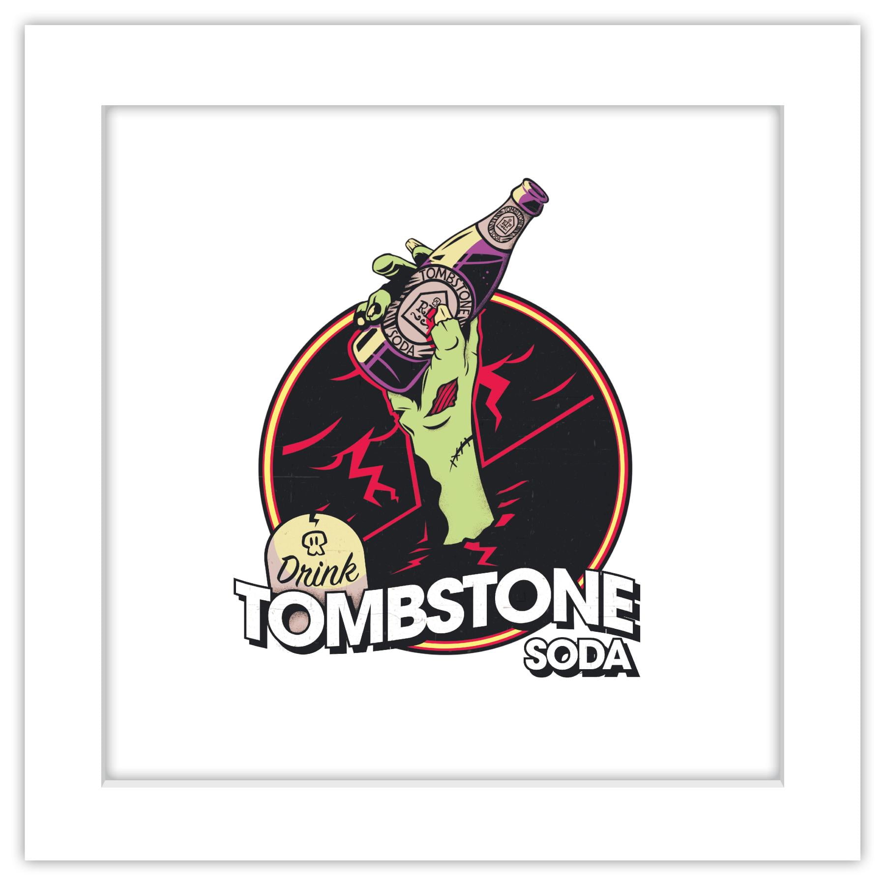 Gallery Pops Call of Duty - Tombstone Soda Wall Art, White Framed ...