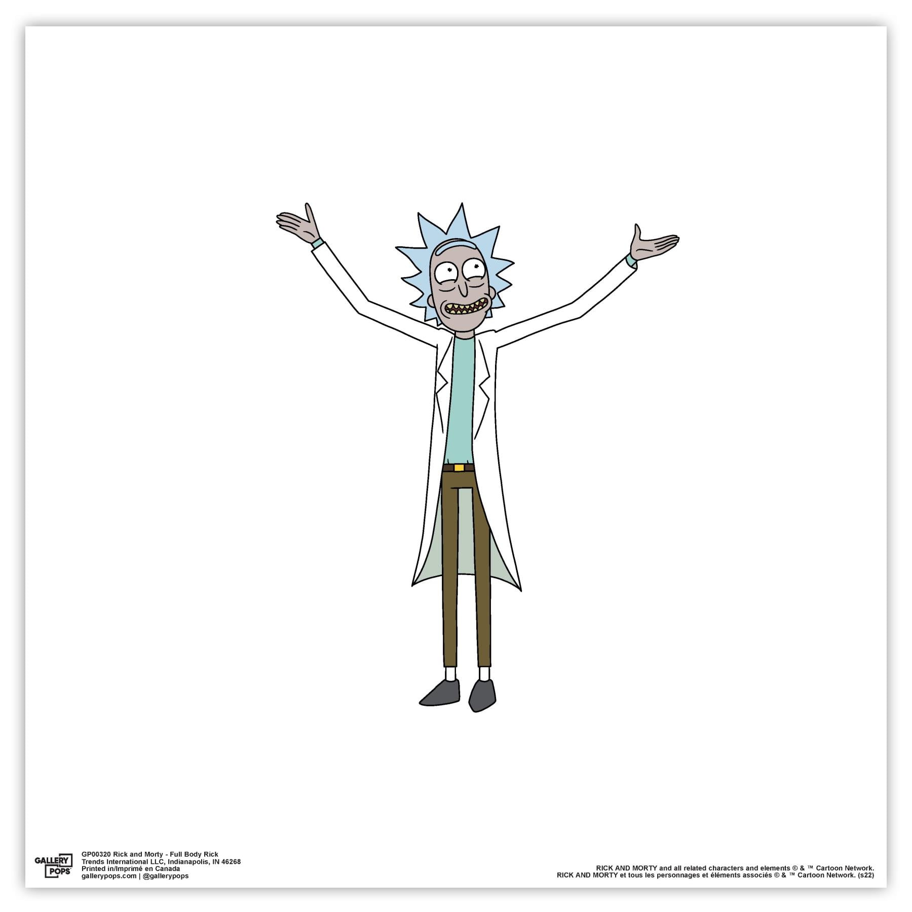 Gallery Pops Cartoon Network Rick and Morty - Full Body Rick Wall Art ...