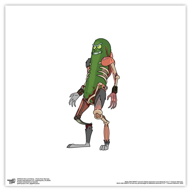 Gallery Pops Cartoon Network Rick and Morty - Pickle Rick Rat Suit Wall ...