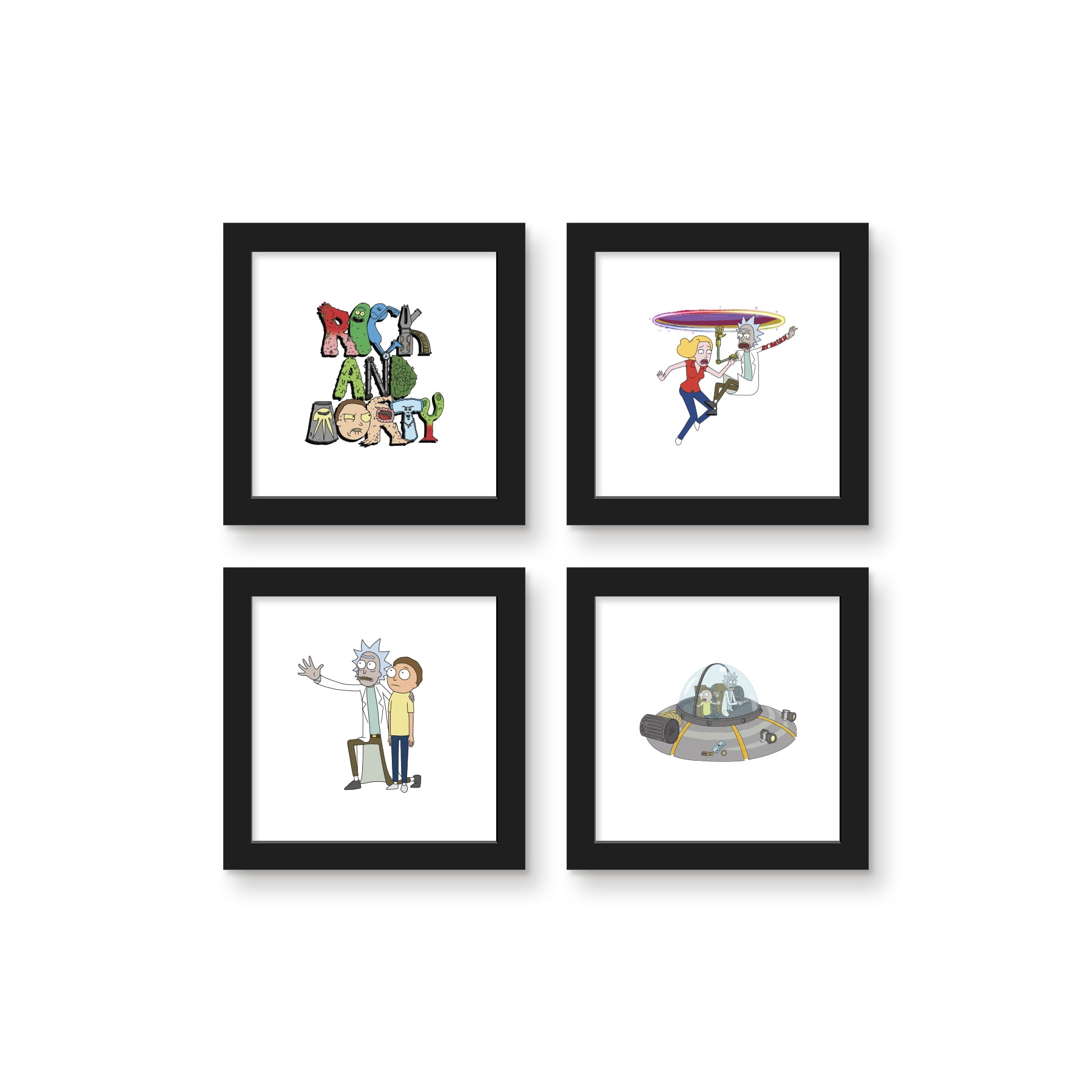 Gallery Pops Cartoon Network Rick and Morty - Portal Wall Art Bundle (4 ...
