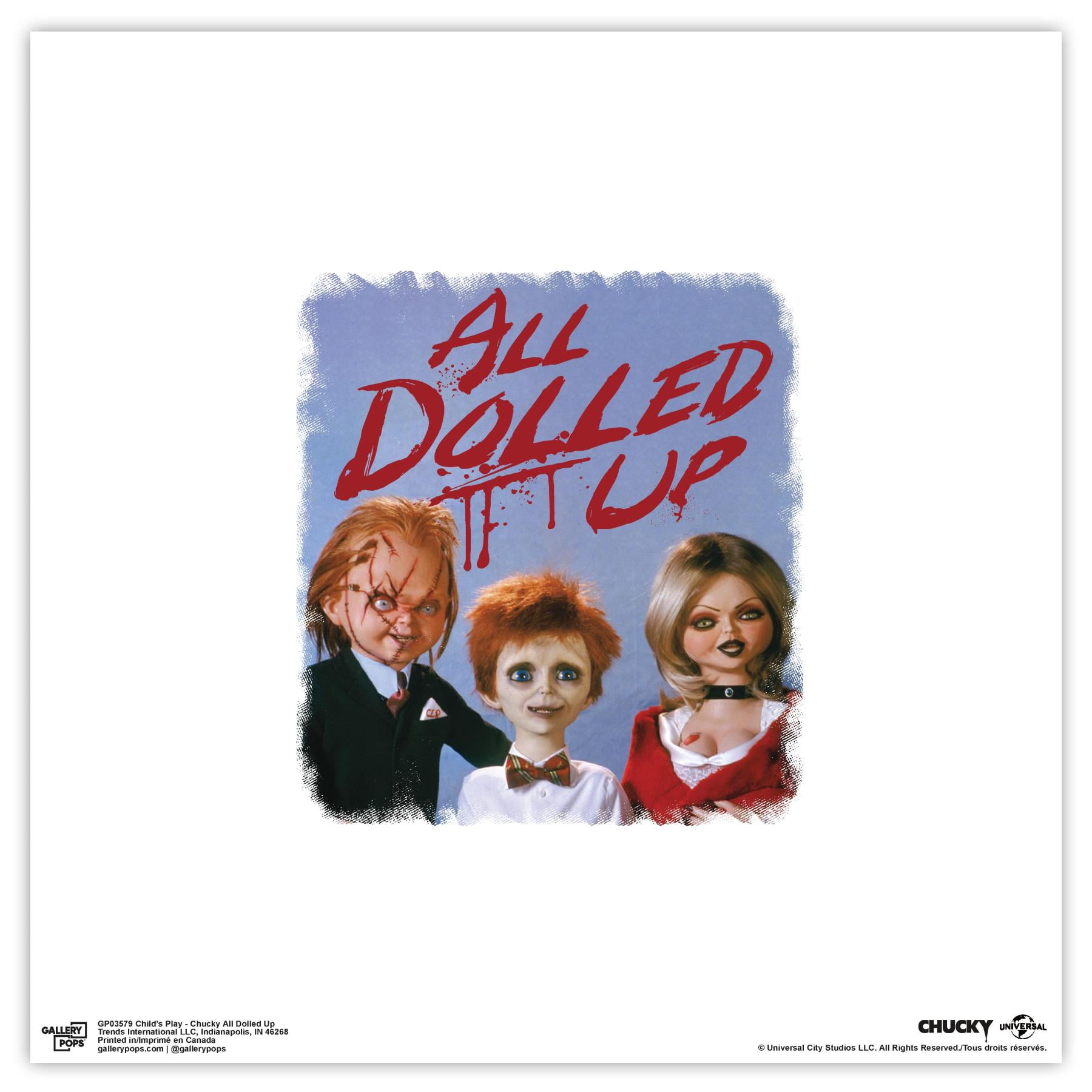 Gallery Pops Child's Play - Chucky All Dolled Up Wall Art, Unframed ...