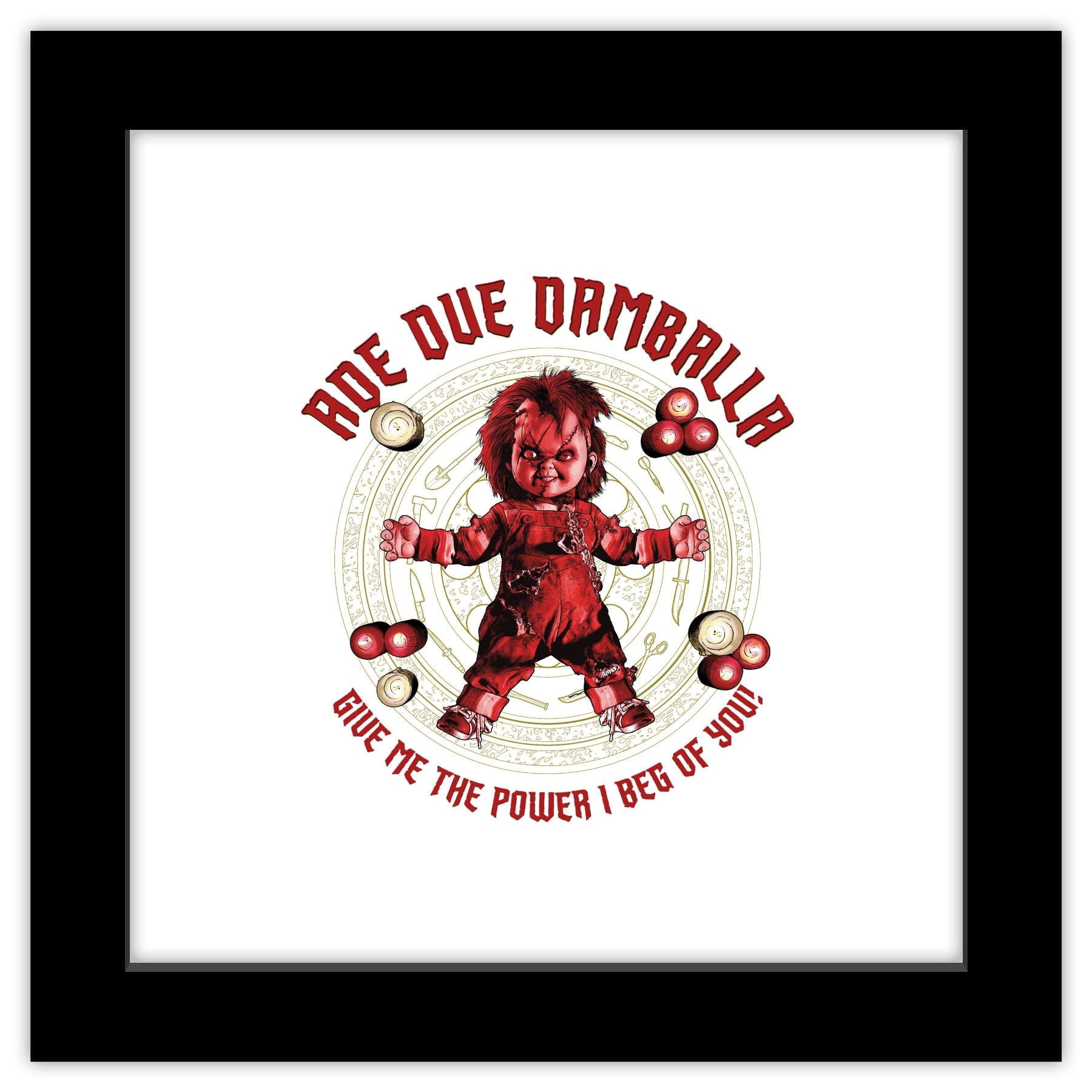 Gallery Pops Child's Play - Chucky Damballa Chant Wall Art, Black ...