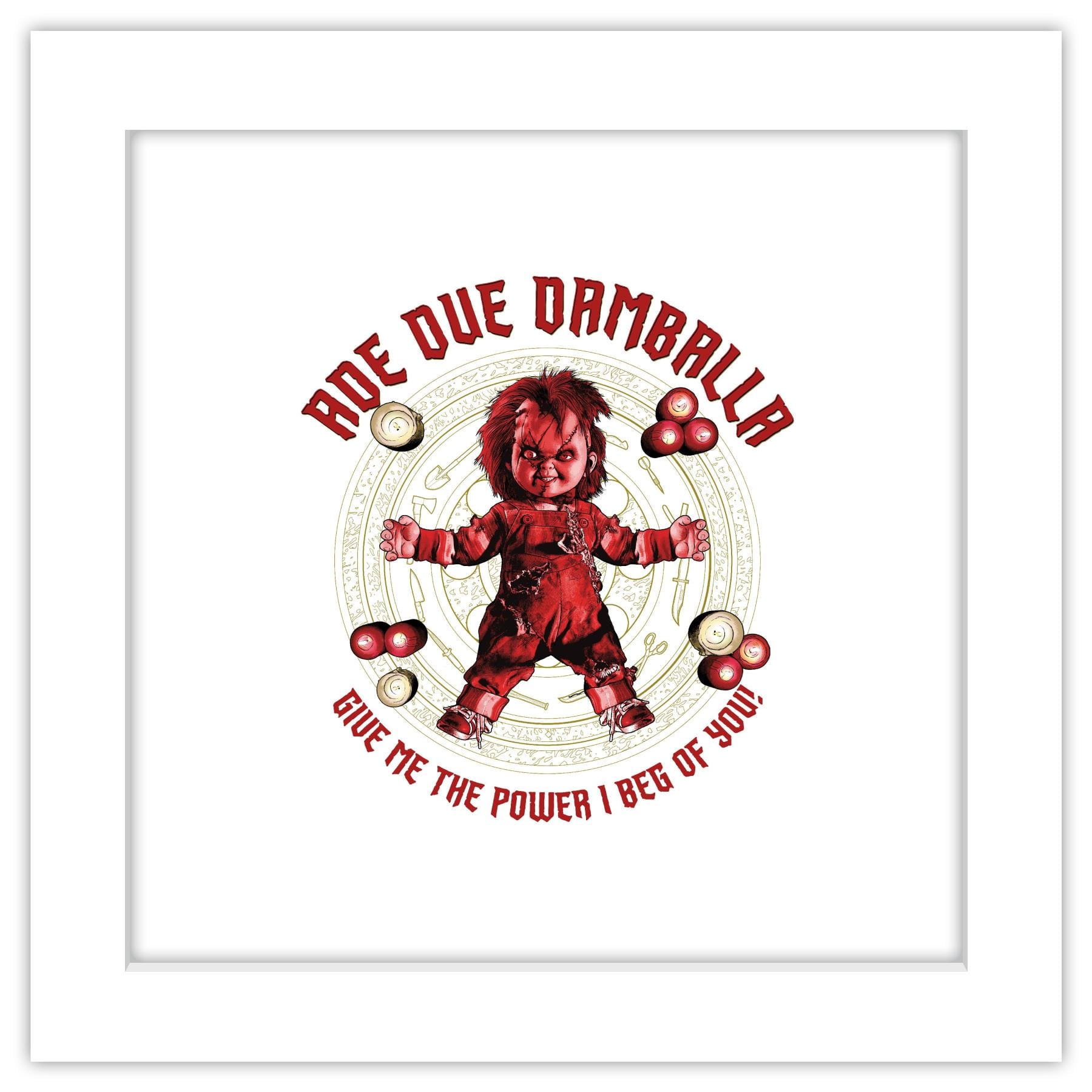 Gallery Pops Child's Play - Chucky Damballa Chant Wall Art, White ...