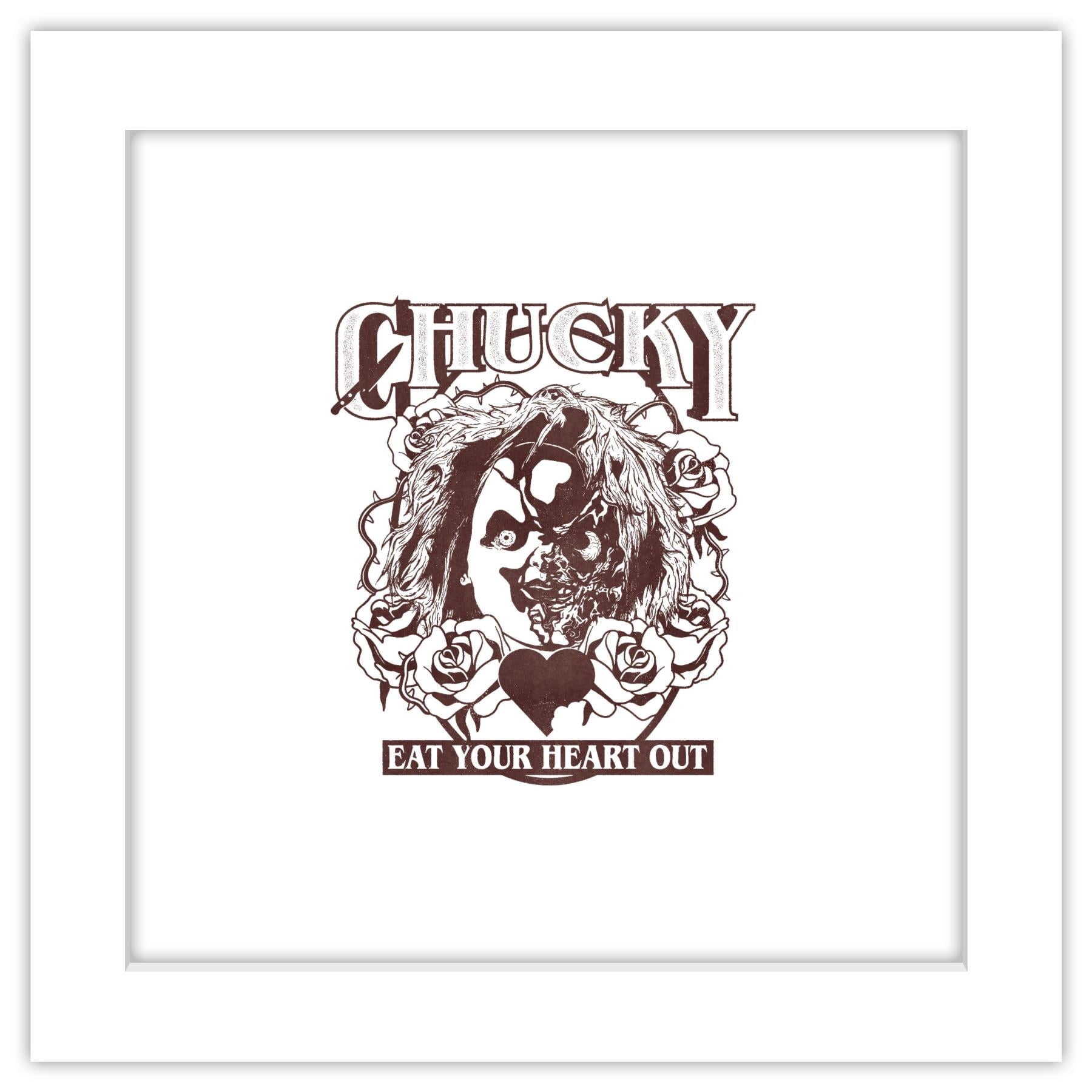 Gallery Pops Child's Play - Chucky Eat Your Heart Out Wall Art, White ...