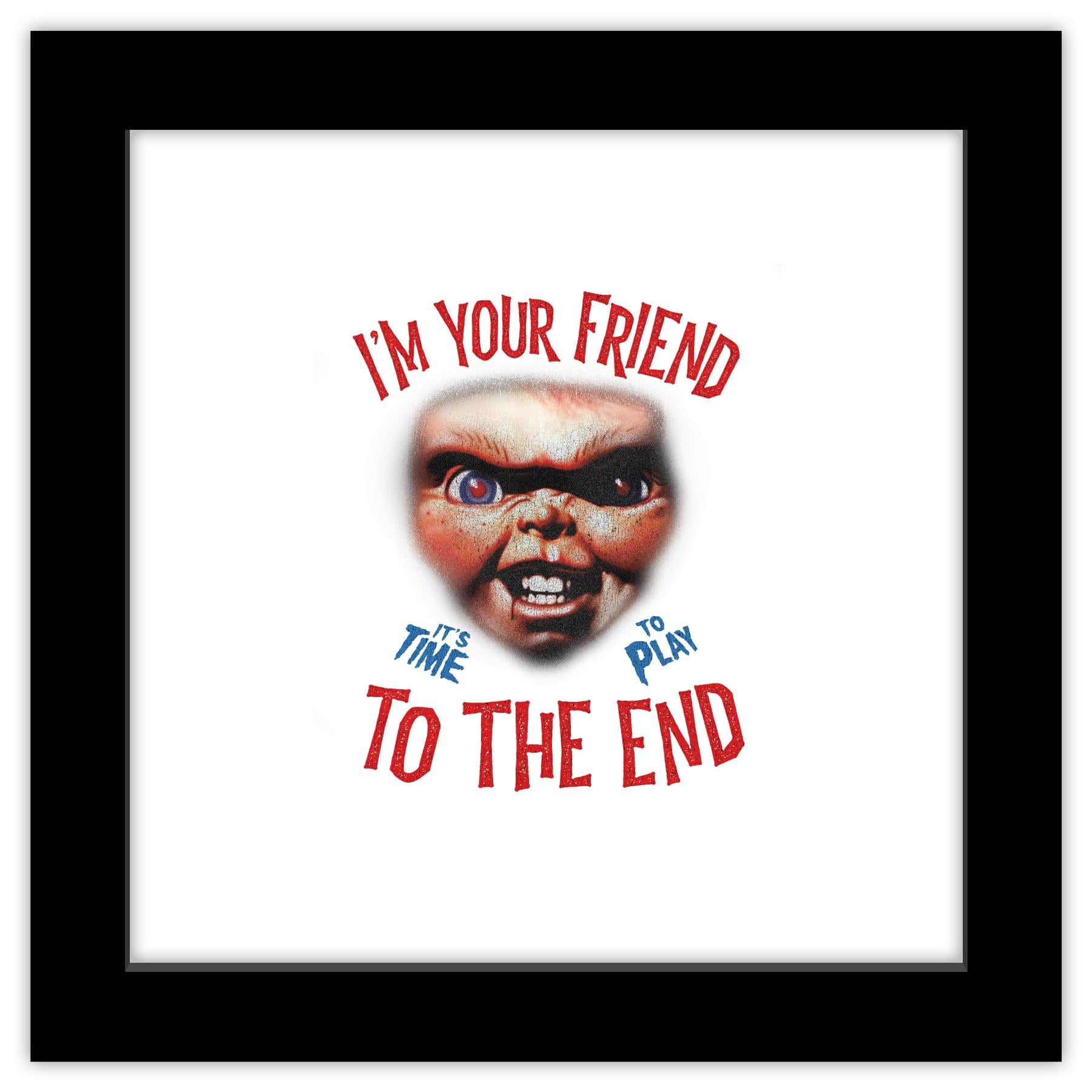 Gallery Pops Child's Play - Chucky Time To Play Wall Art, Black Framed ...