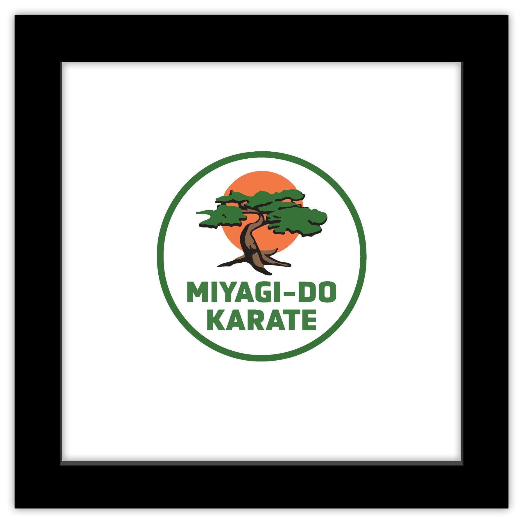 Gallery Pops Cobra Kai - Miyagi-Do Karate Logo Wall Art, Black Framed ...