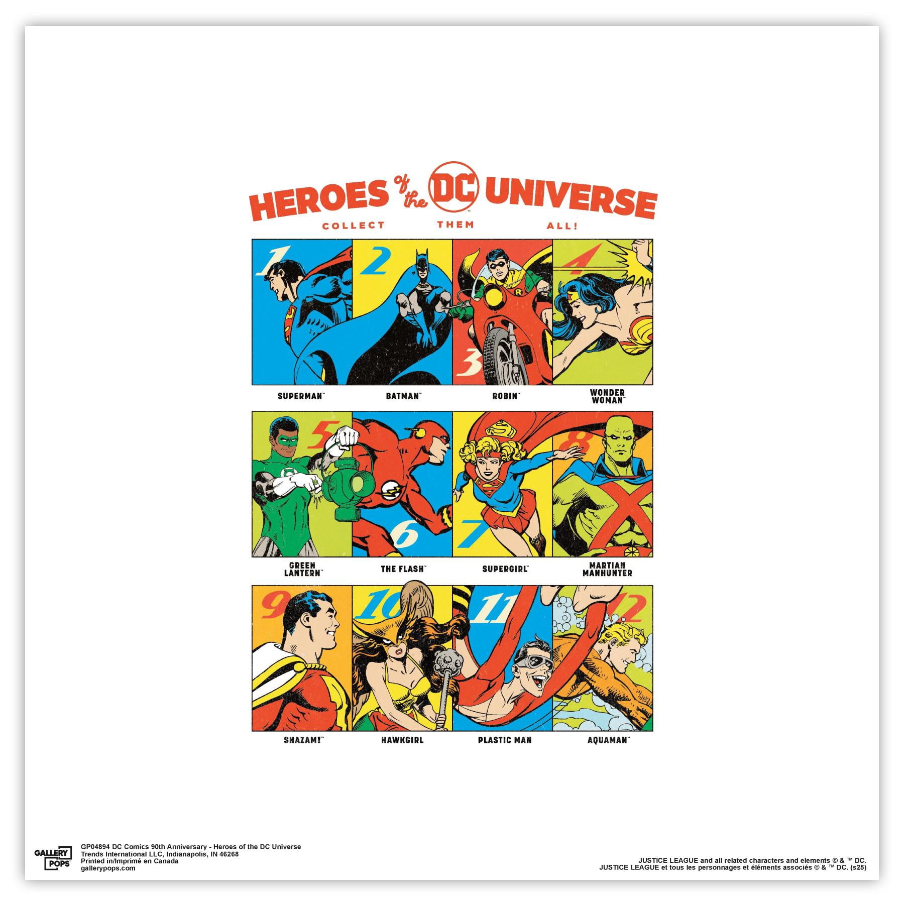 Gallery Pops DC Comics 90th Anniversary - Heroes of the DC Universe ...