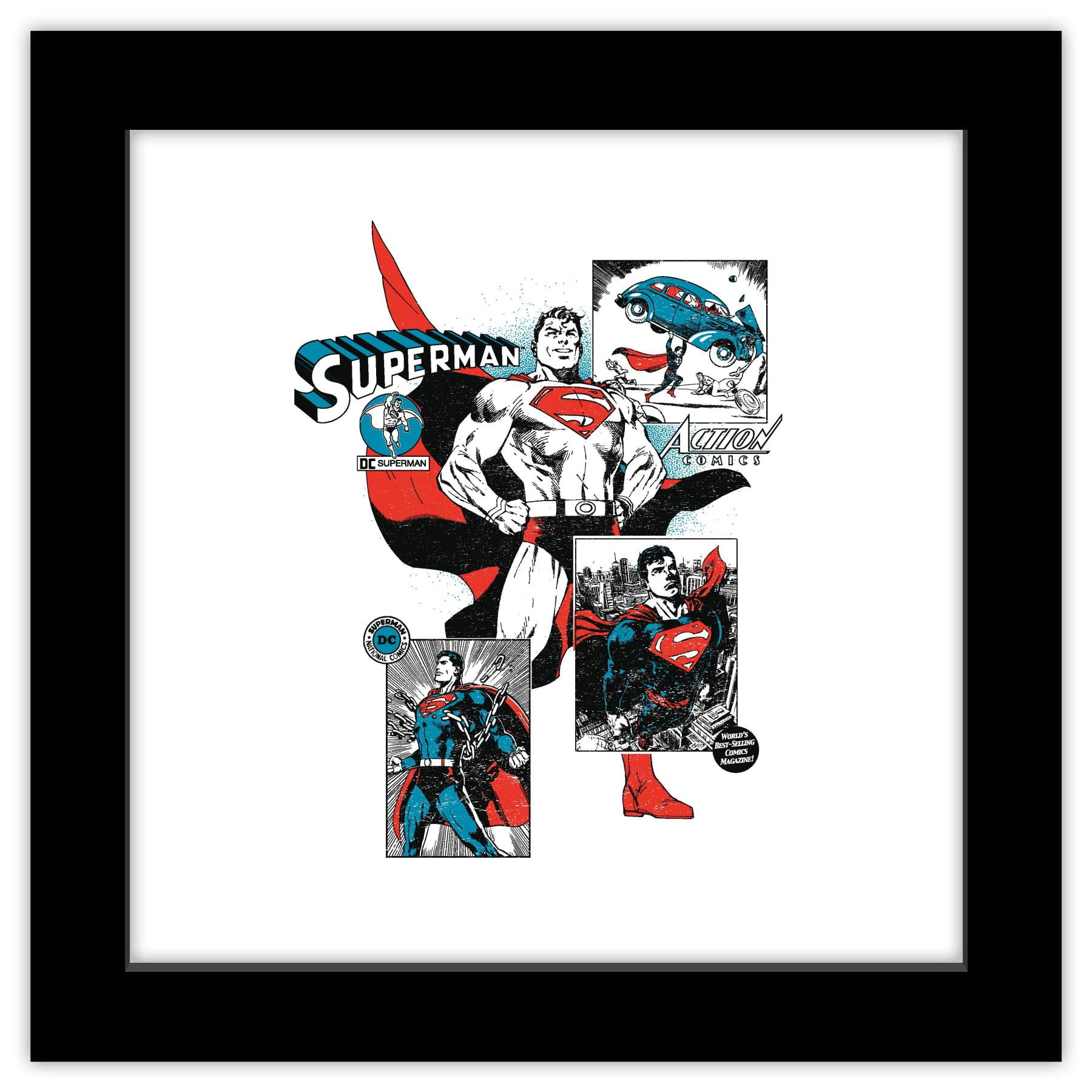 Gallery Pops DC Comics 90th Anniversary - Superman Action Comics Panels ...