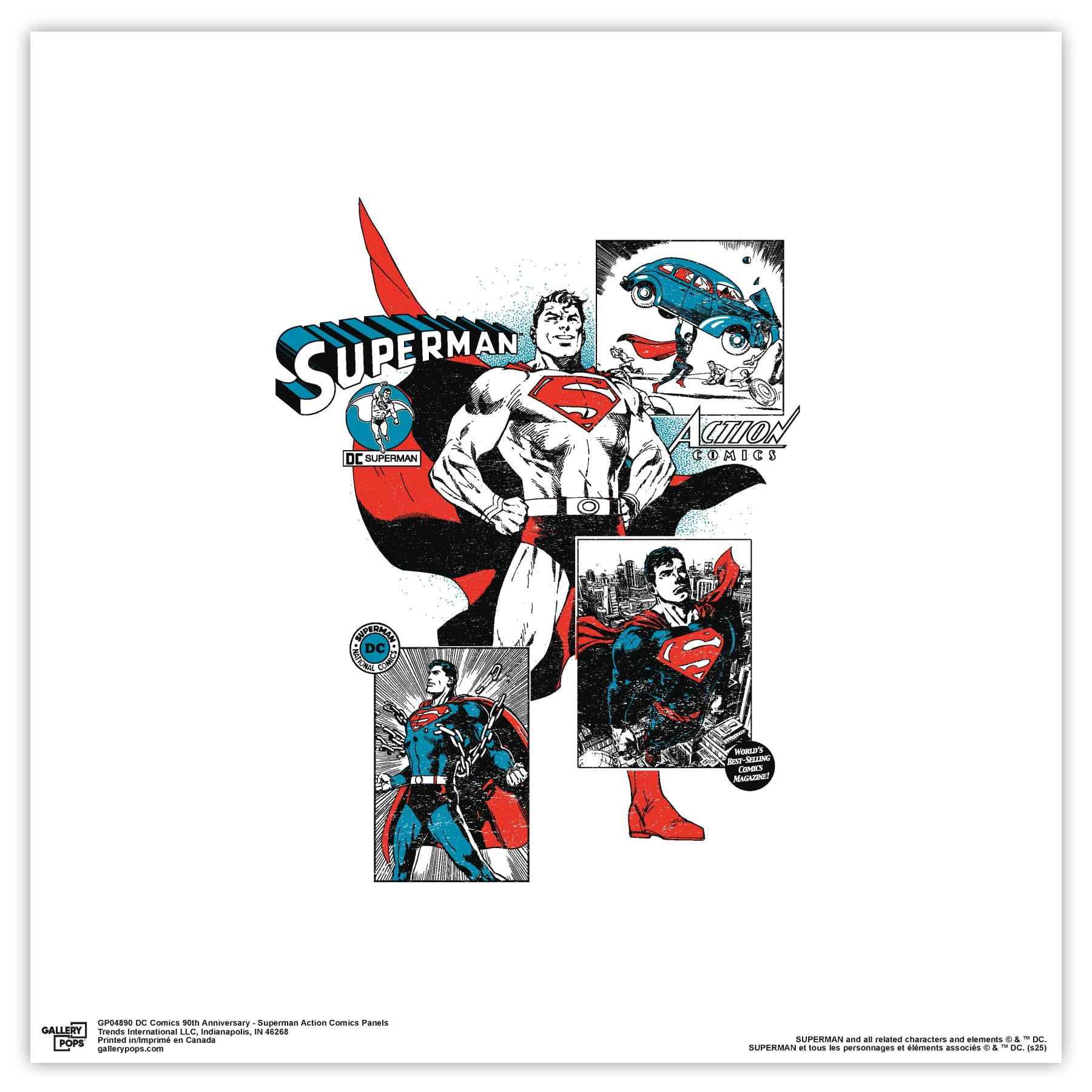 Gallery Pops DC Comics 90th Anniversary - Superman Action Comics Panels ...