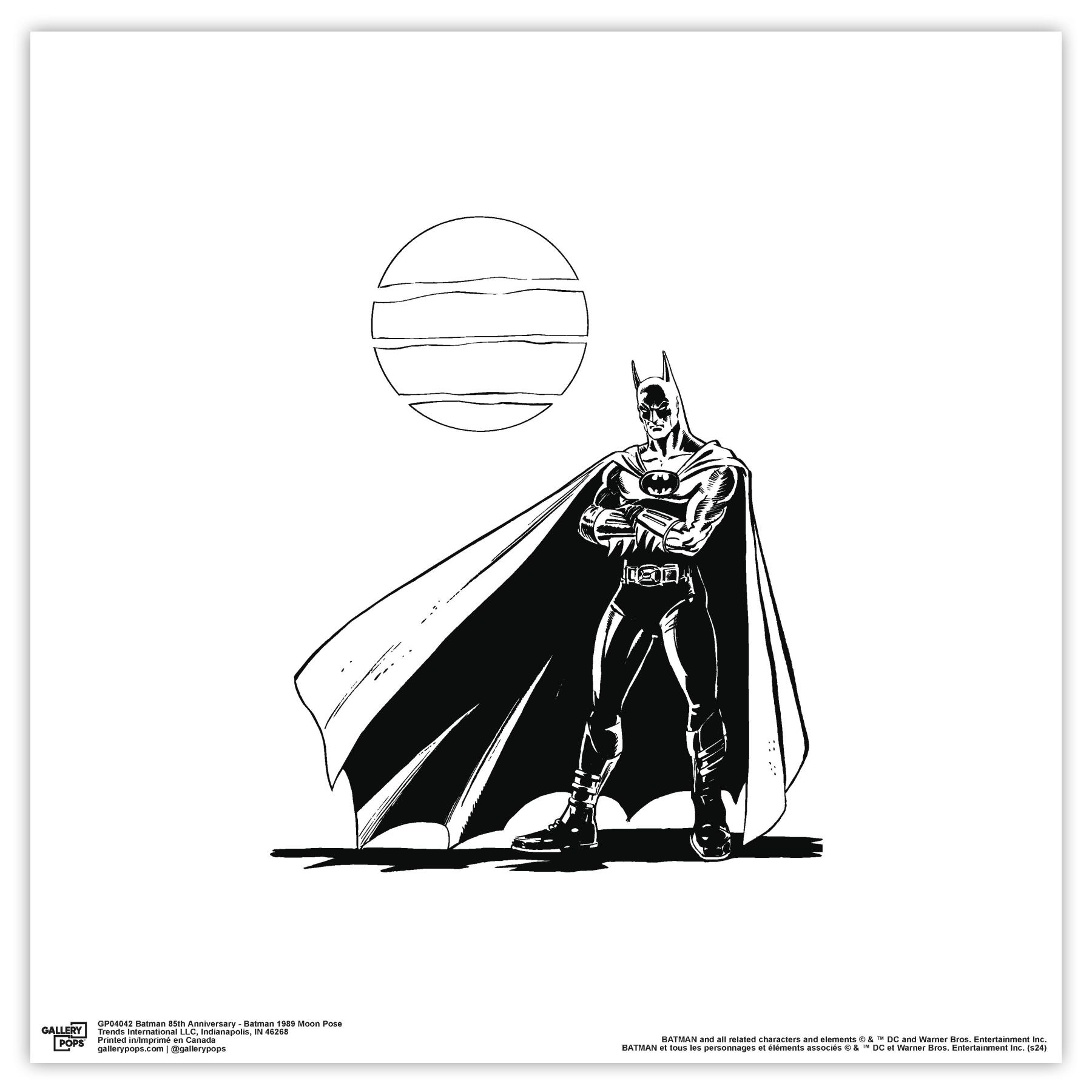 Gallery Pops DC Comics Batman 85th Anniversary - Batman 1989 Moon Pose ...