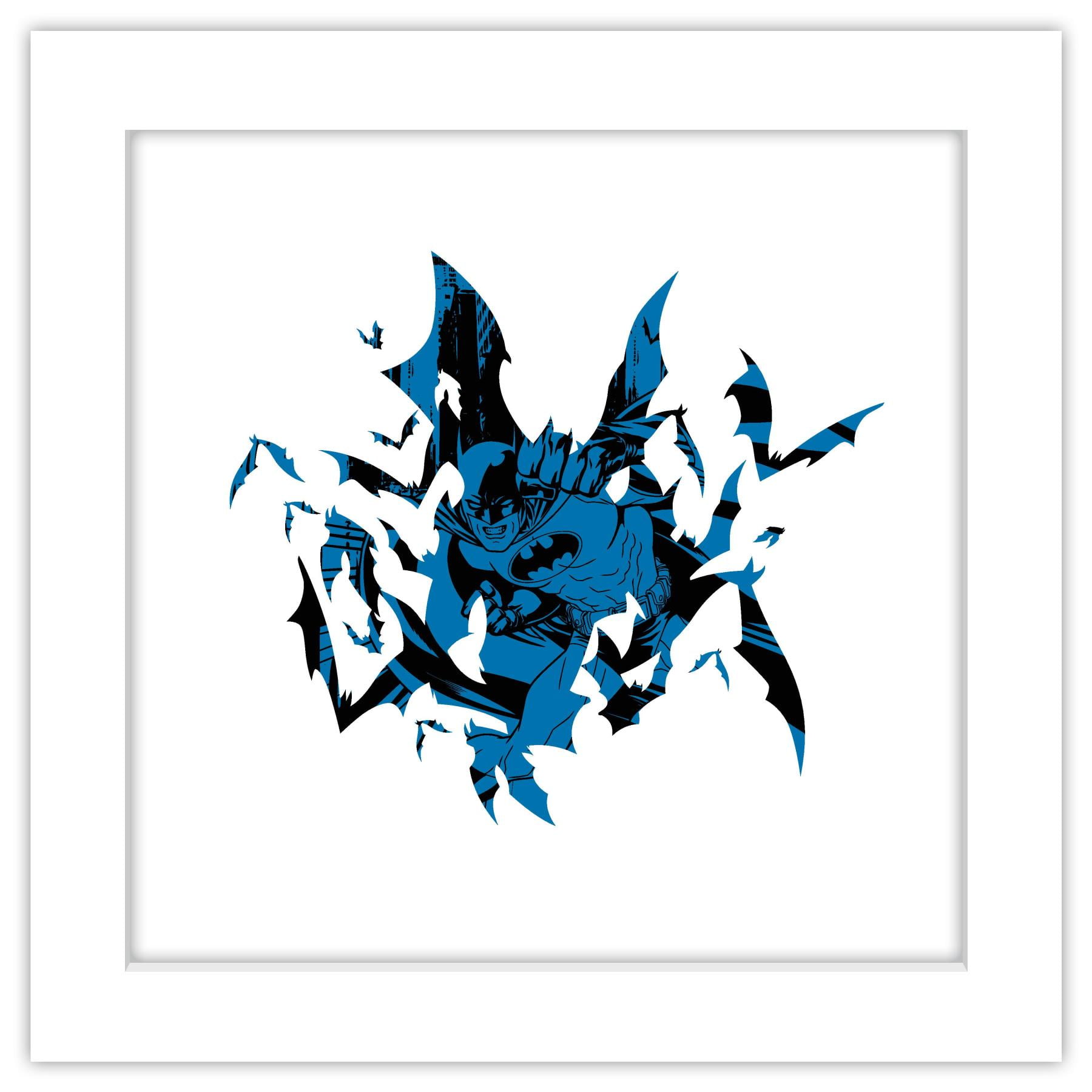 Gallery Pops DC Comics Batman - Batsy Wall Art, White Framed Version ...