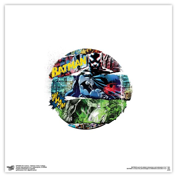 Gallery Pops DC Comics - Batman Comic Collage Wall Art, Unframed ...