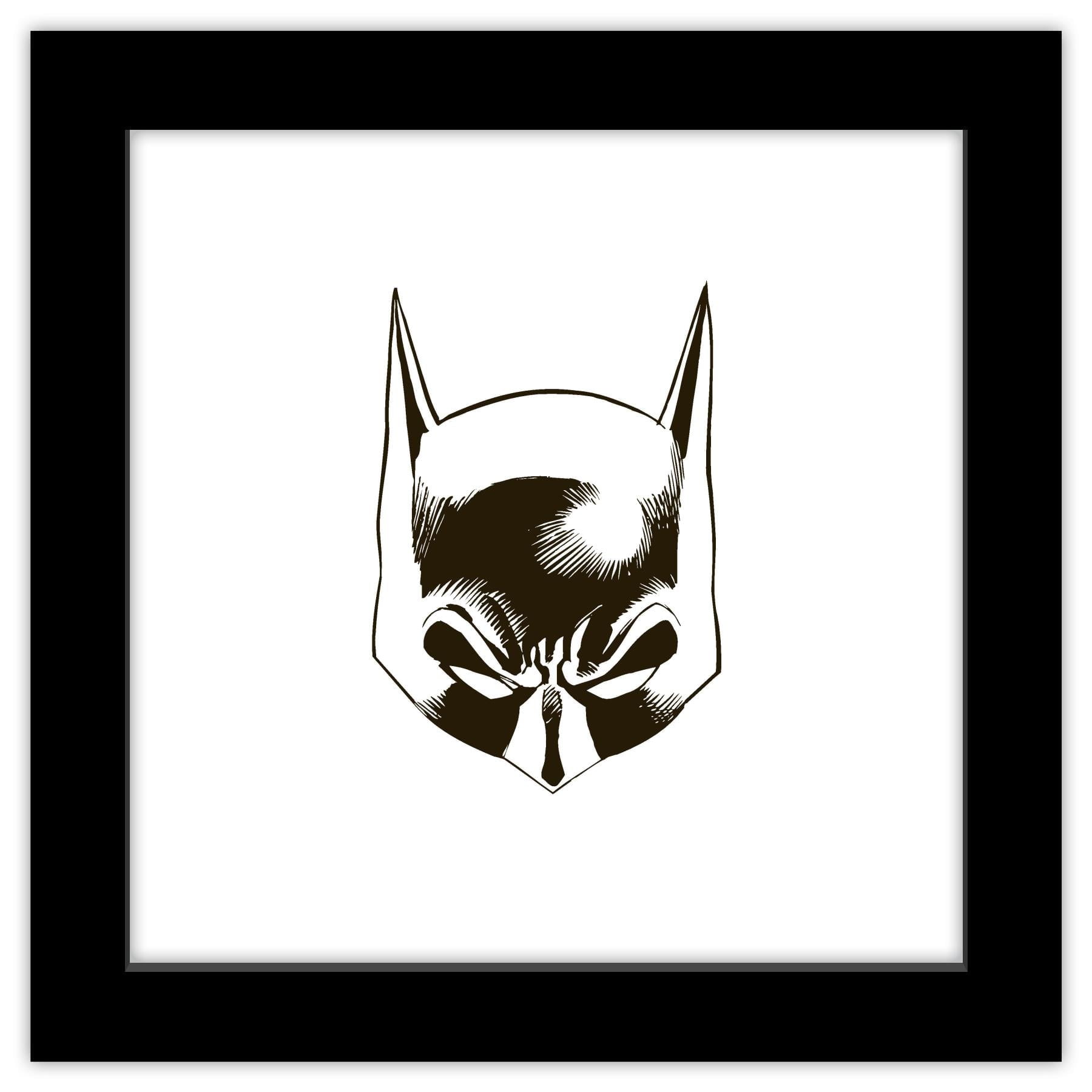 Gallery Pops DC Comics Batman - Dark Knight Cowl Wall Art, Black Framed ...