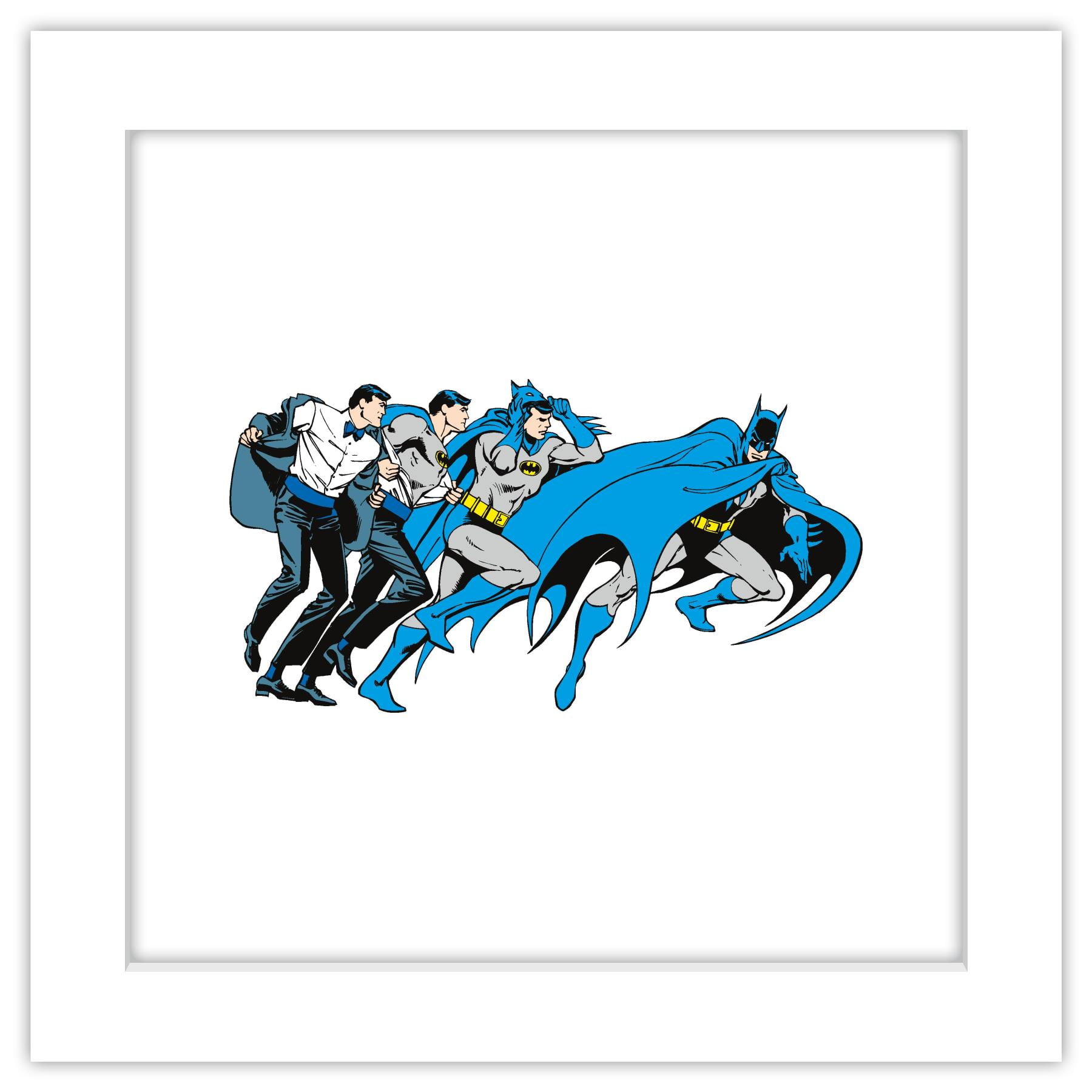 Gallery Pops DC Comics Batman - Hero Transition Wall Art, White Framed ...