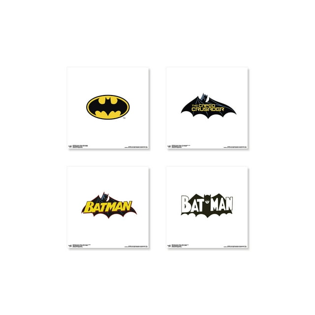 Gallery Pops DC Comics Batman - Logos Wall Art Bundle (4-Pack ...