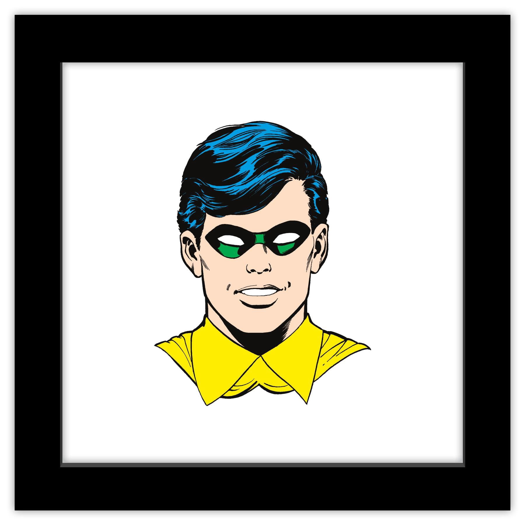 Gallery Pops DC Comics Batman - Robin Vintage Comic Headshot Wall Art ...