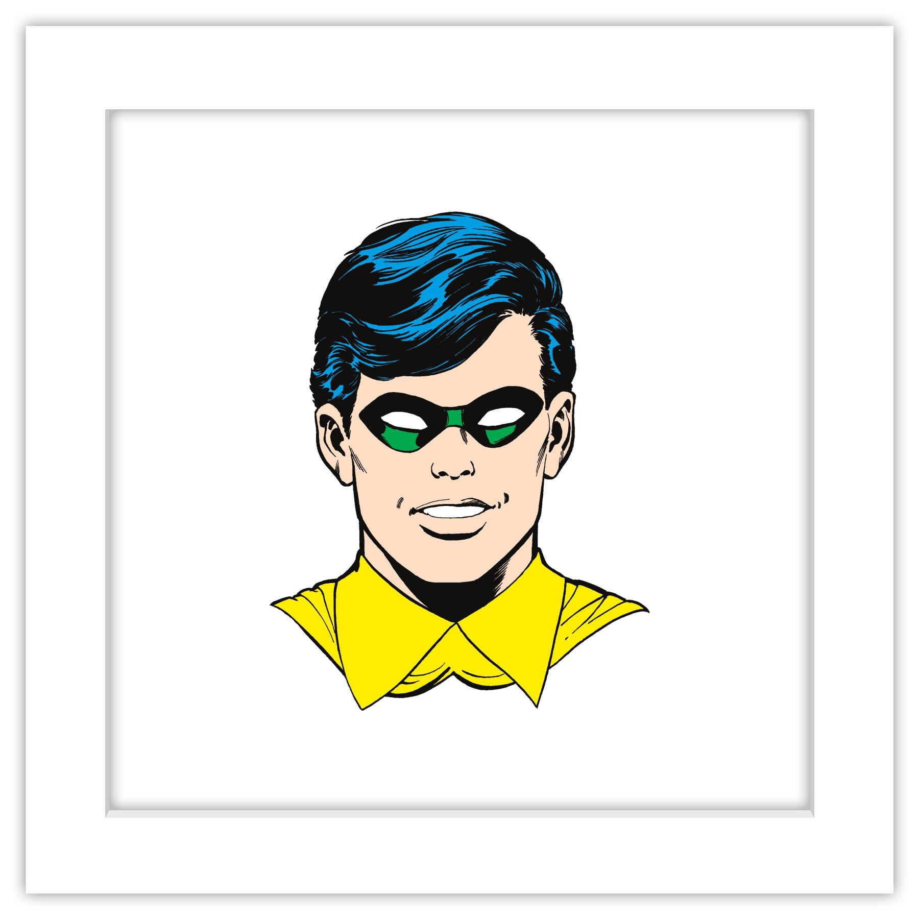Gallery Pops DC Comics Batman - Robin Vintage Comic Headshot Wall Art ...