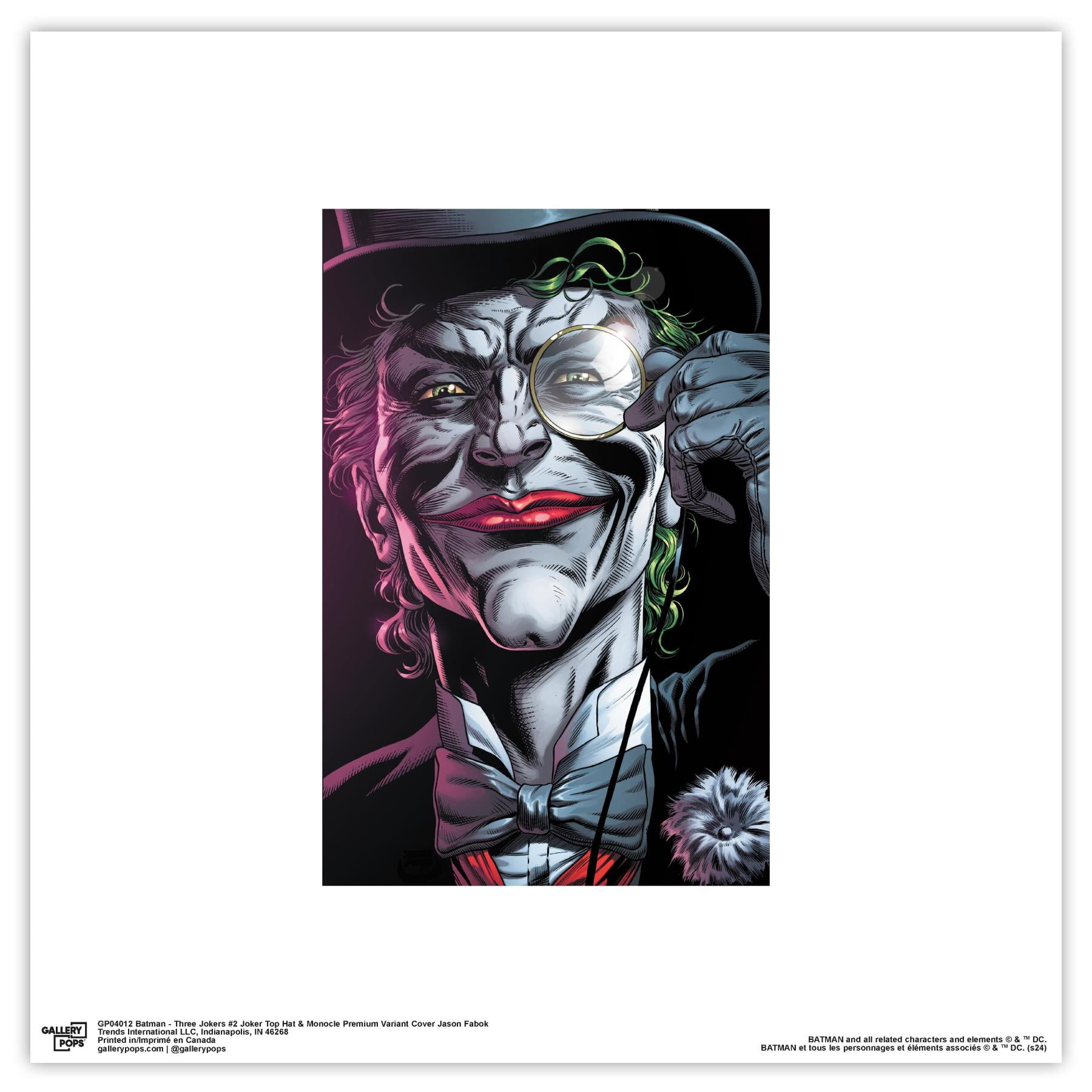 Gallery Pops DC Comics Batman - Three Jokers #2 Joker Top Hat & Monocle ...