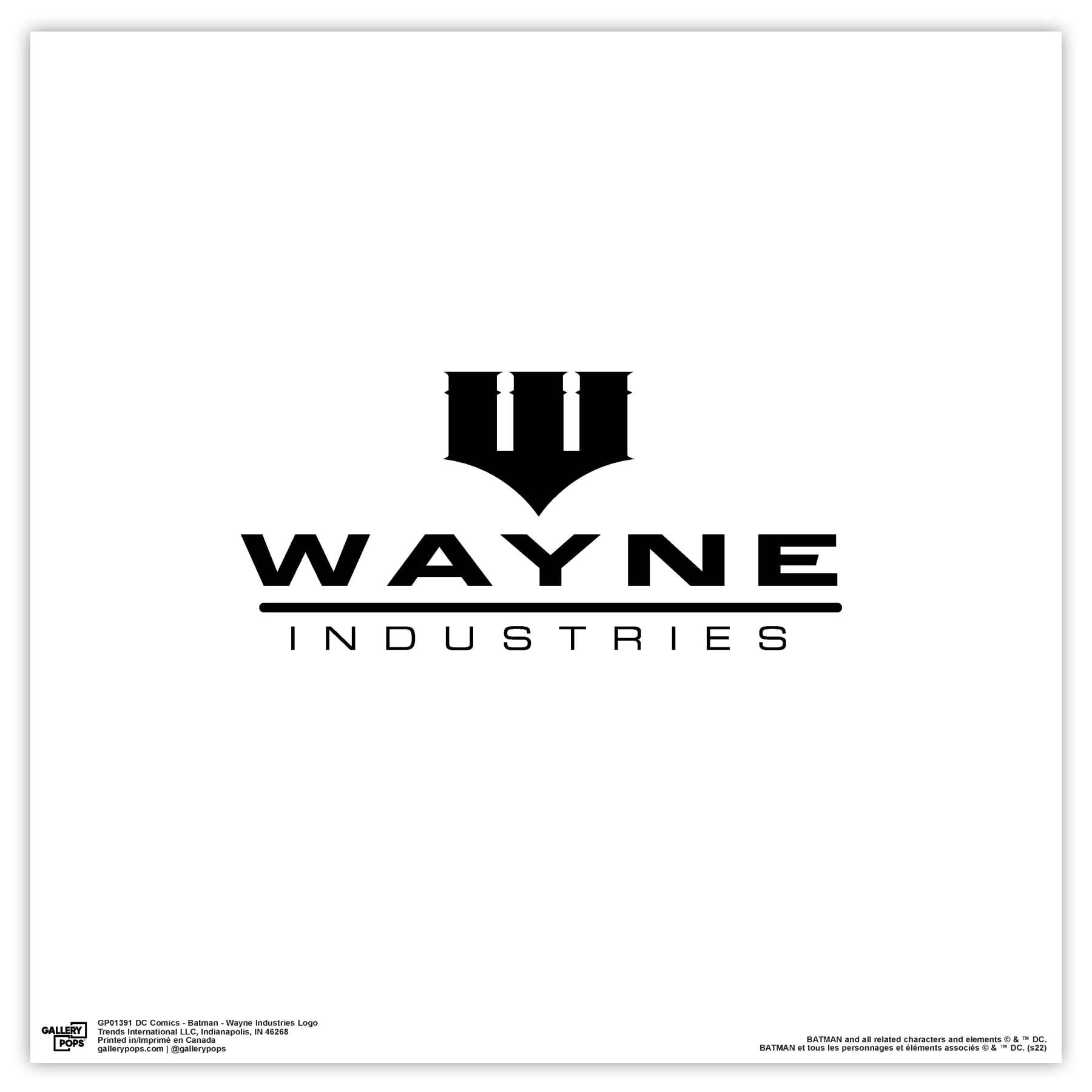 Gallery Pops DC Comics Batman - Wayne Industries Logo Wall Art ...
