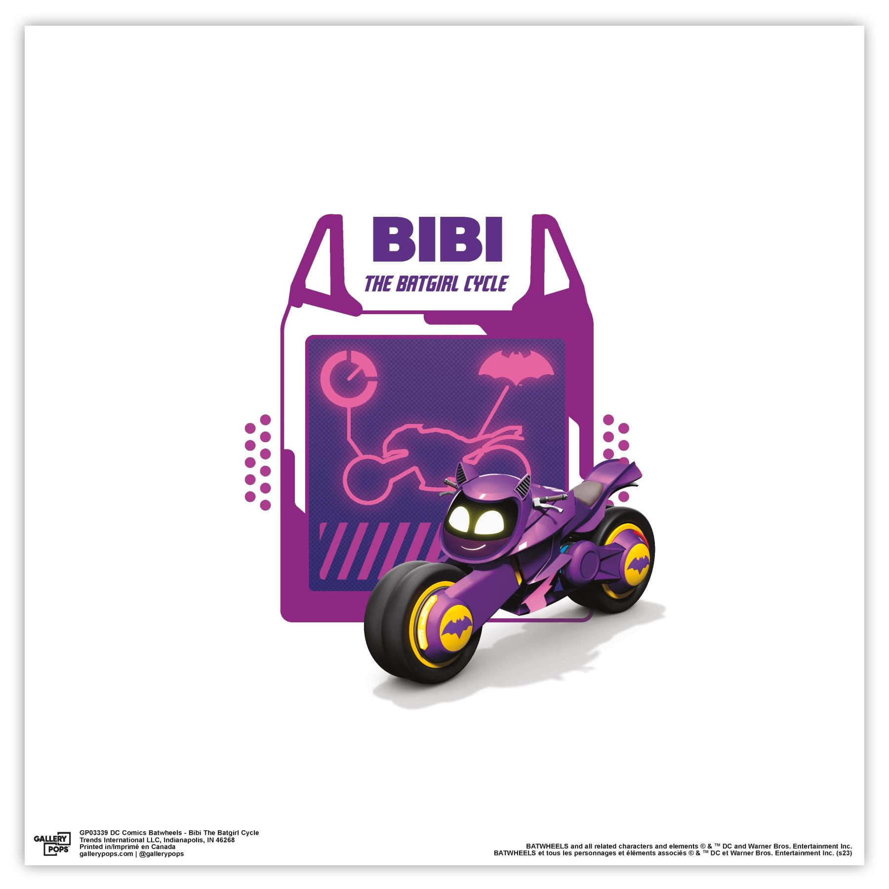 Gallery Pops DC Comics Batwheels - Bibi The Batgirl Cycle Wall Art ...