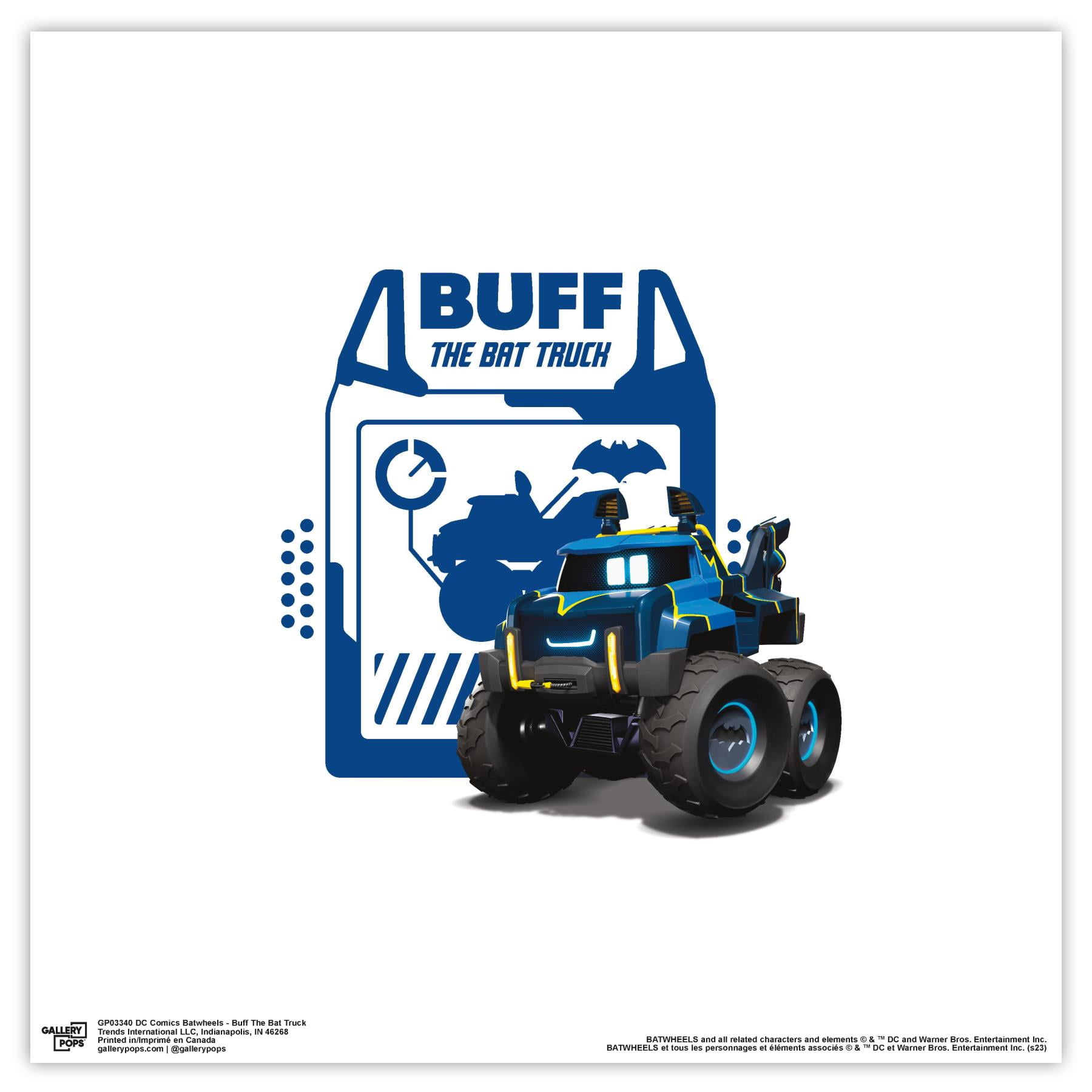 Gallery Pops DC Comics Batwheels - Buff The Bat Truck Wall Art ...