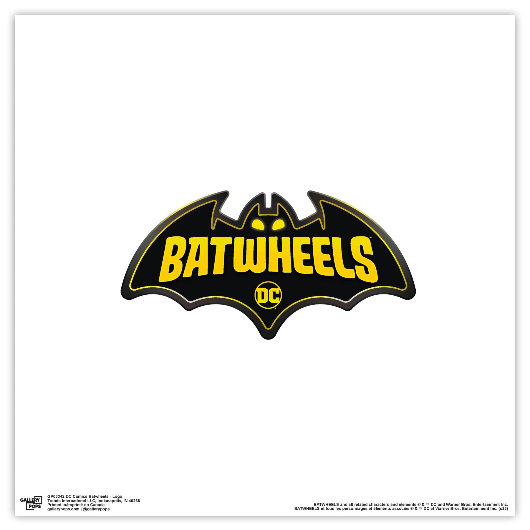 Gallery Pops DC Comics Batwheels - Logo Wall Art, Unframed Version, 12 ...