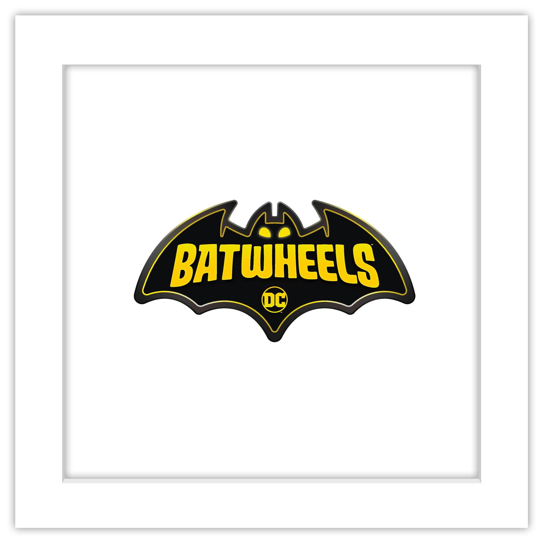 Gallery Pops DC Comics Batwheels - Logo Wall Art, White Framed Version ...