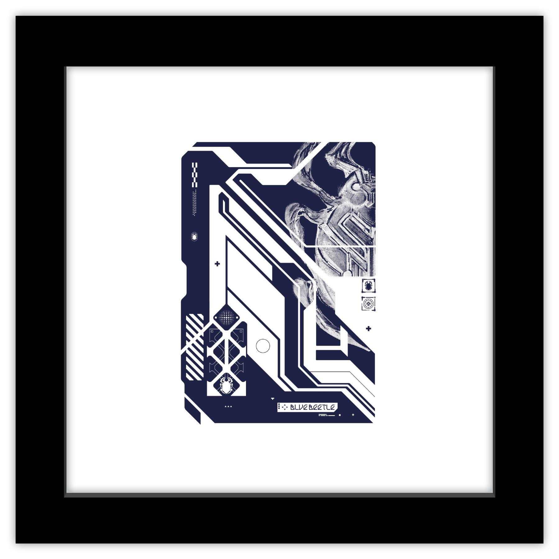 Gallery Pops DC Comics Blue Beetle - Alien Biotech Scarab Wall Art ...