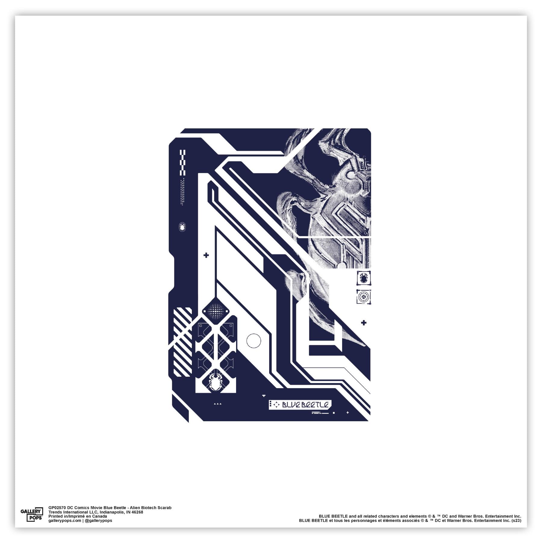 Gallery Pops DC Comics Blue Beetle - Alien Biotech Scarab Wall Art ...