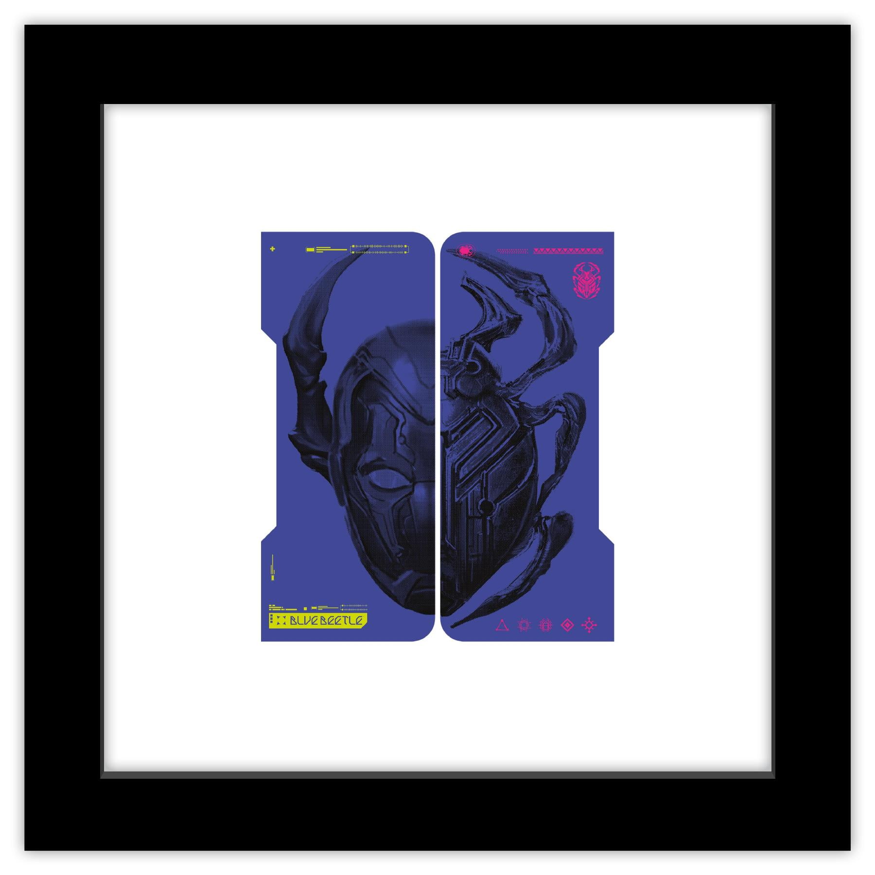 Gallery Pops DC Comics Blue Beetle - Alien Biotech Wall Art, Black ...