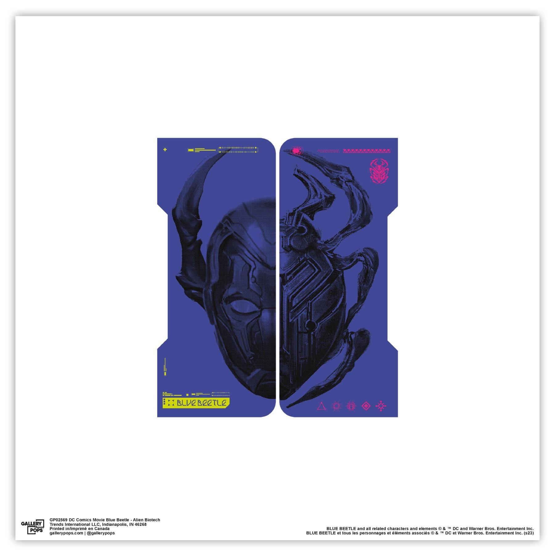 Gallery Pops DC Comics Blue Beetle - Alien Biotech Wall Art, Unframed ...