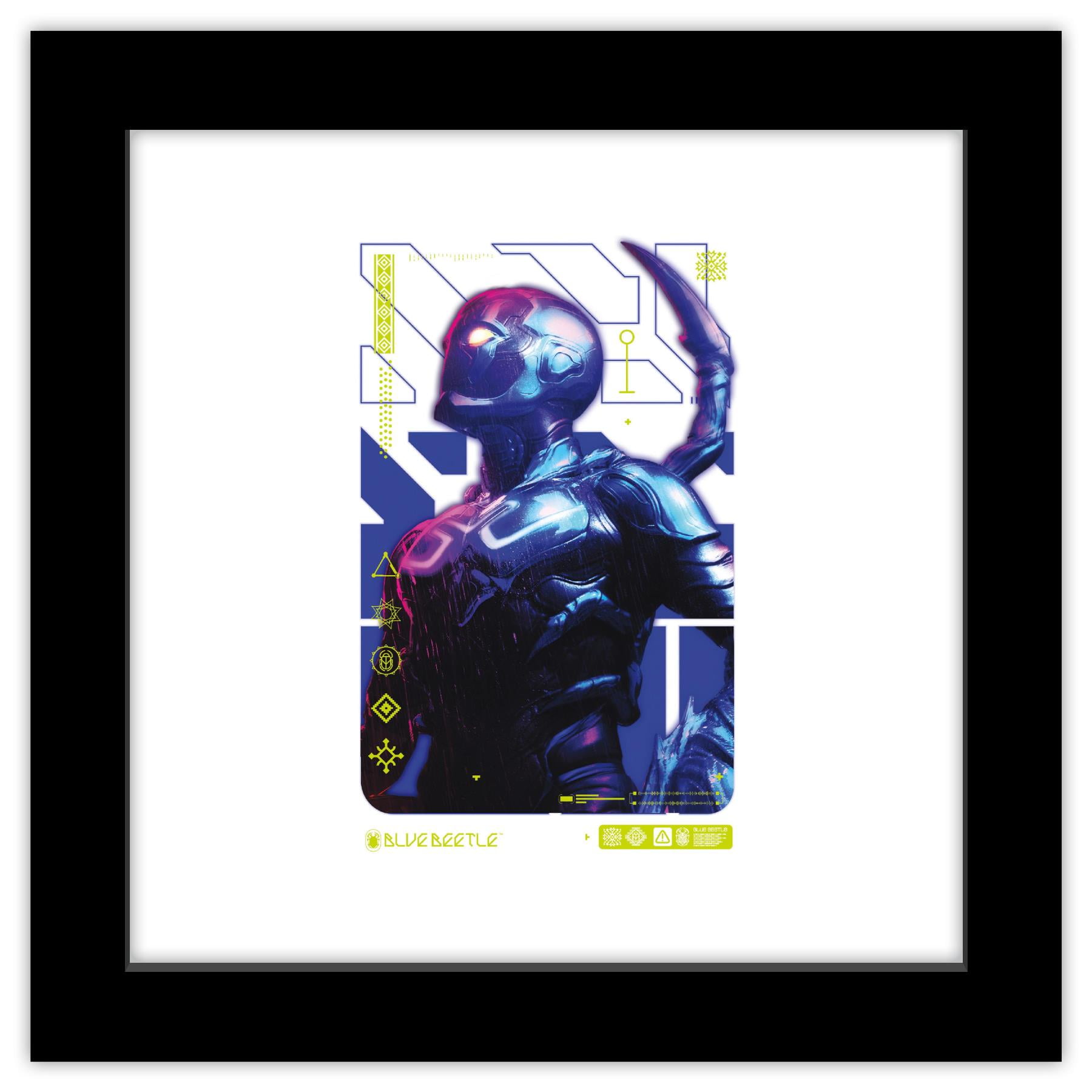 Gallery Pops DC Comics Blue Beetle - Biotech Relic Wall Art, Black ...