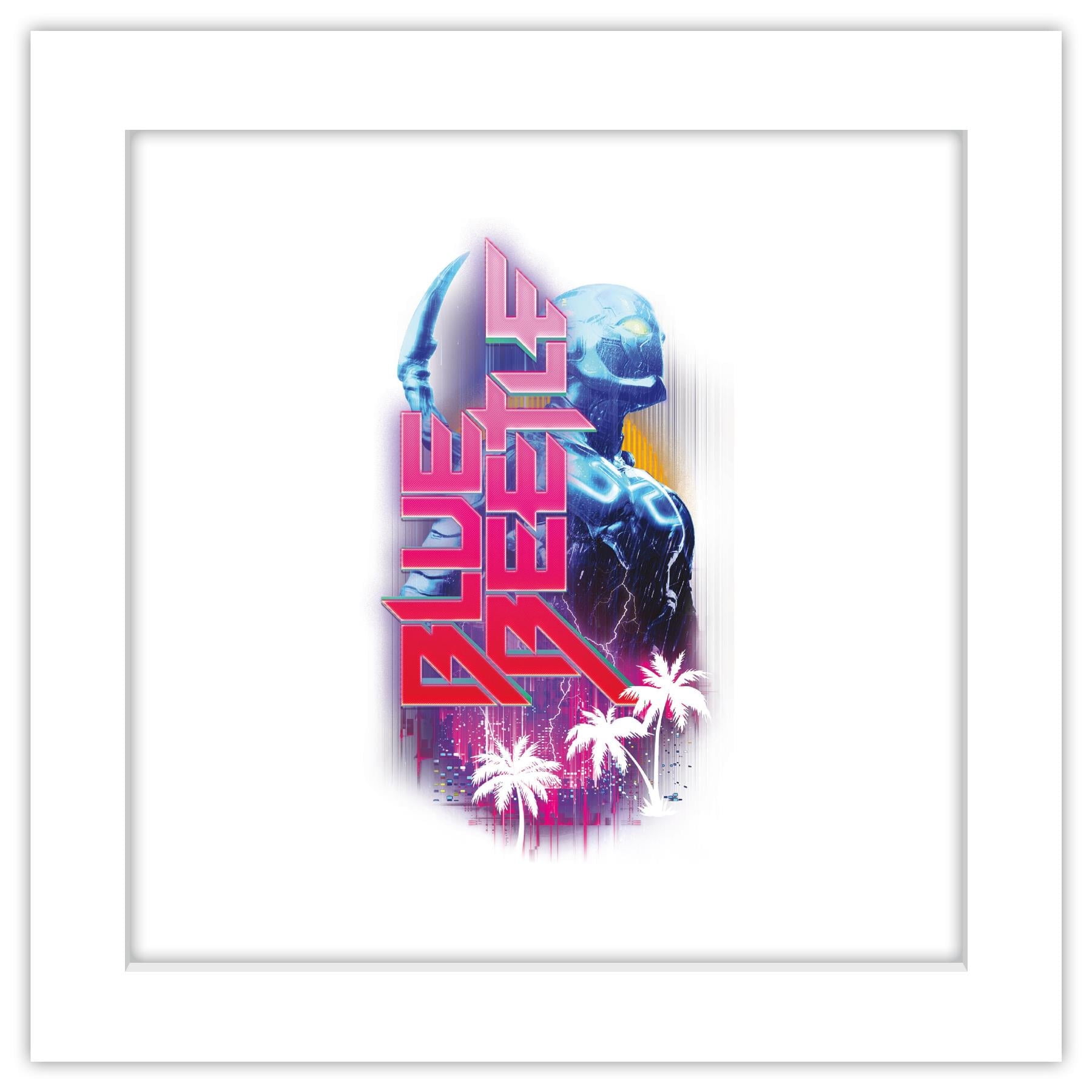 Gallery Pops DC Comics Blue Beetle - Retro Biotech Wall Art, White ...