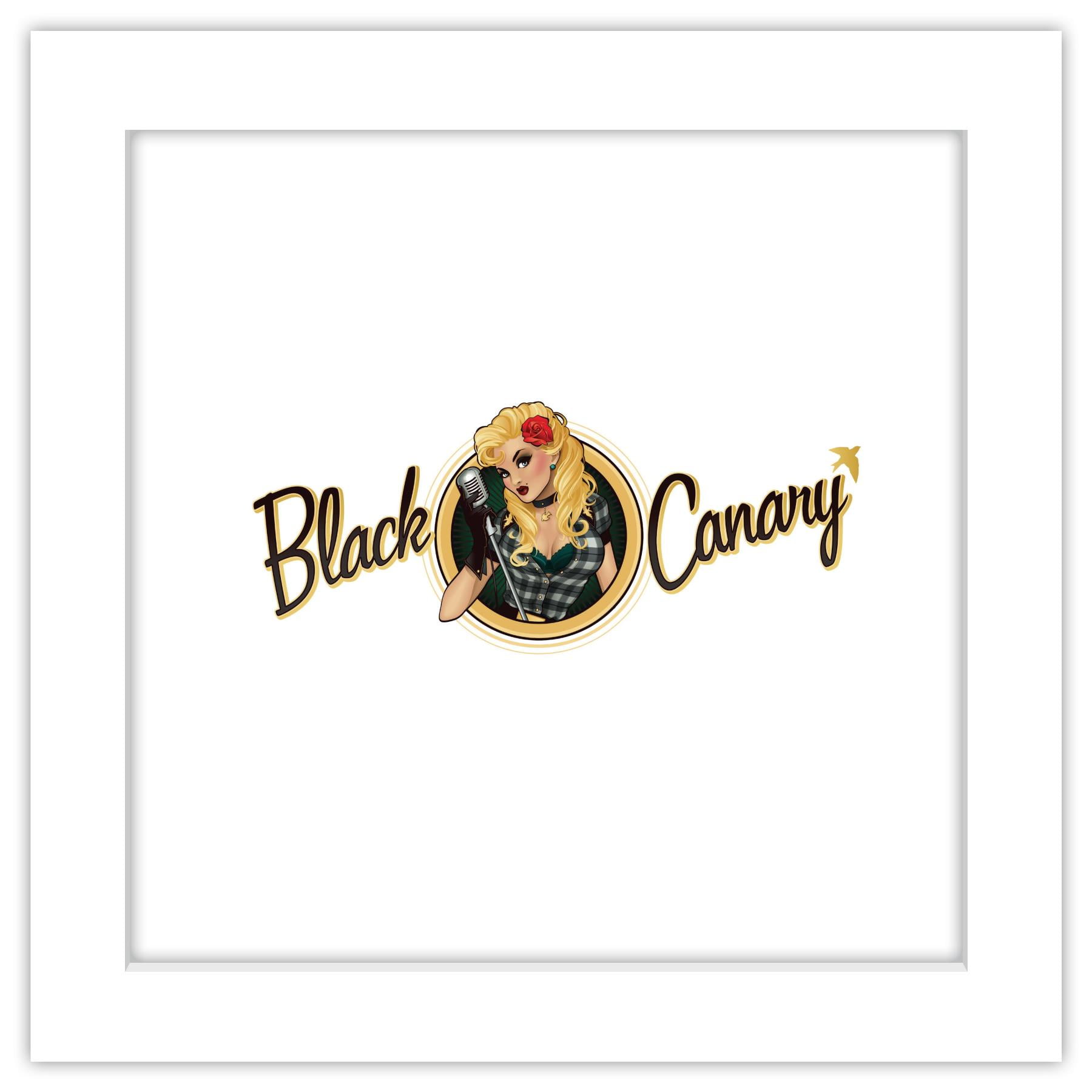Gallery Pops DC Comics Bombshells - Black Canary - Pinup Badge Wall Art ...