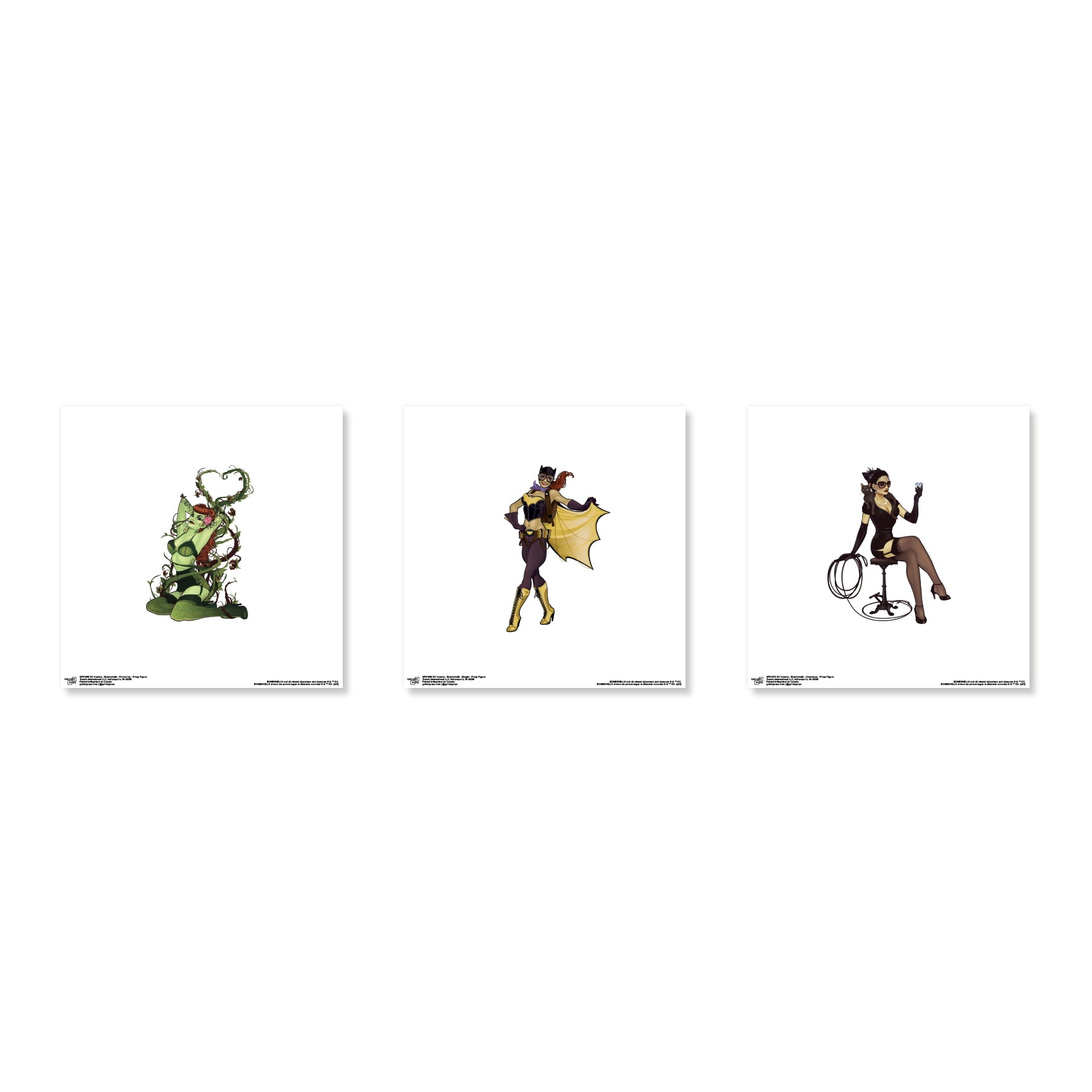 Gallery Pops DC Comics Bombshells - Gotham Pinups Wall Art Bundle (3 ...