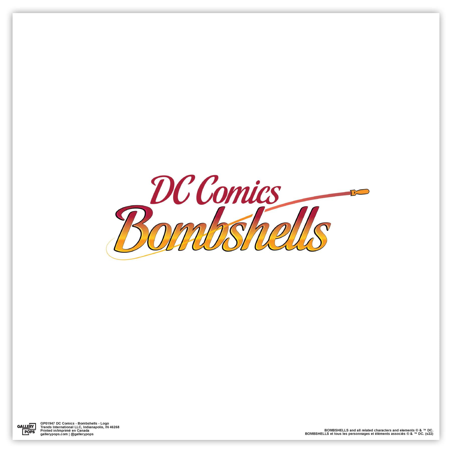 Gallery Pops DC Comics Bombshells - Logo Wall Art, Unframed Version, 12" x 12" - Walmart.com