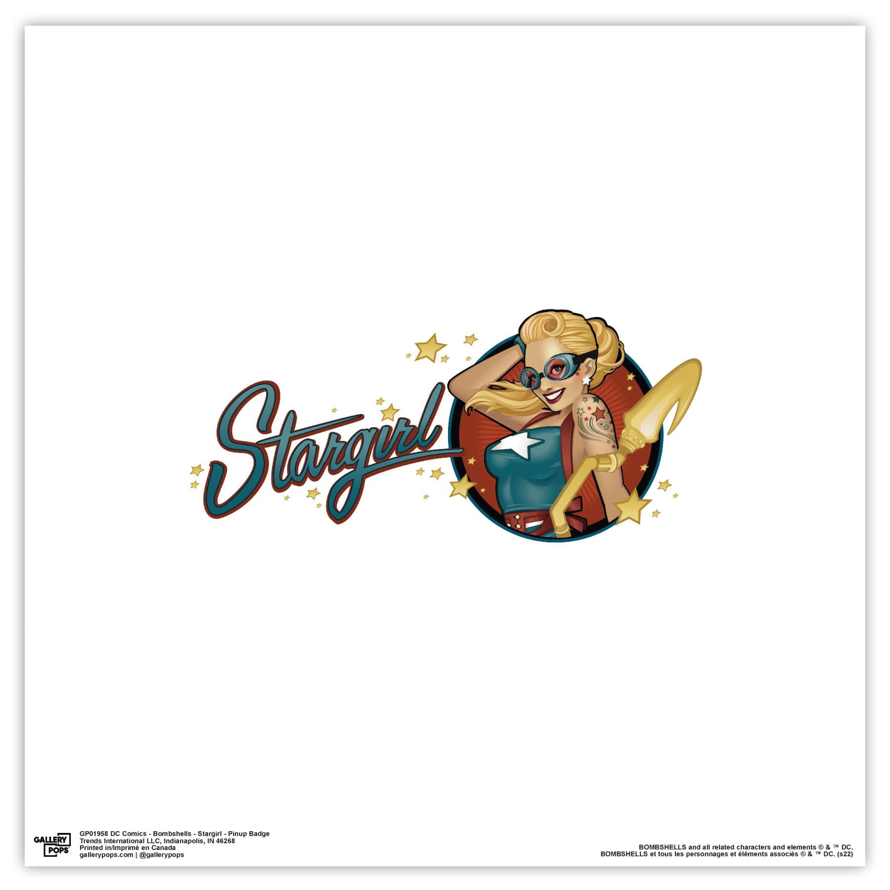 Gallery Pops DC Comics Bombshells - Stargirl - Pinup Badge Wall Art ...
