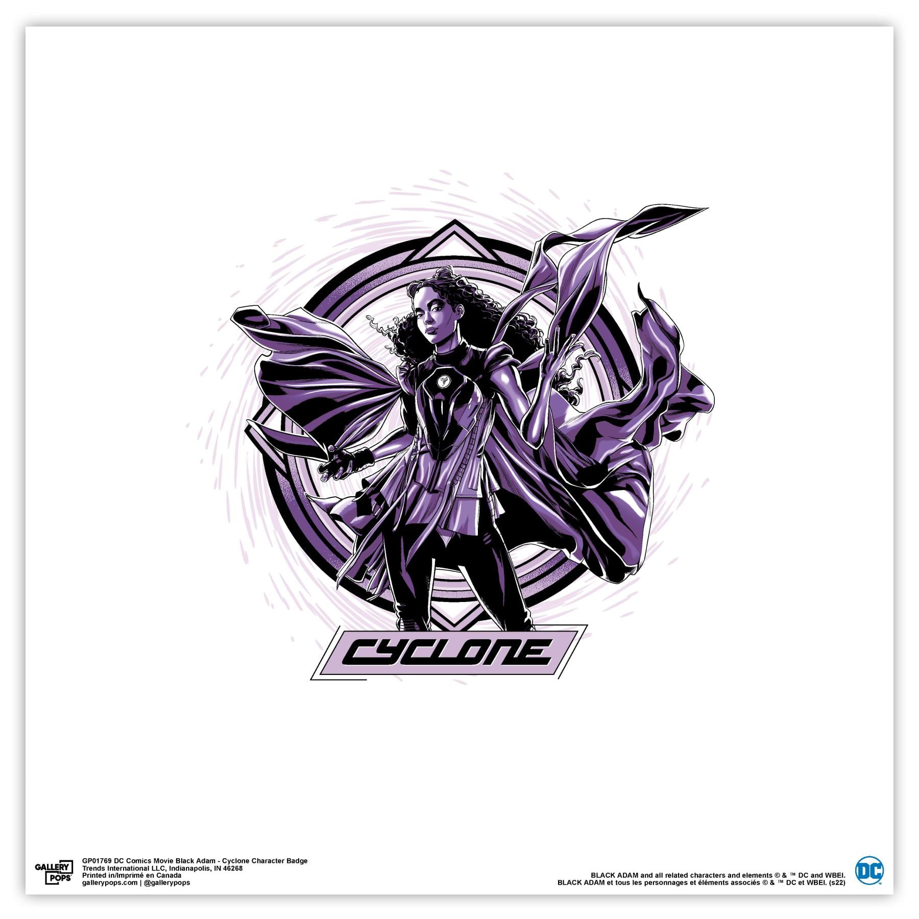 Gallery Pops DC Comics Movie Black Adam - Cyclone Character Badge Wall ...
