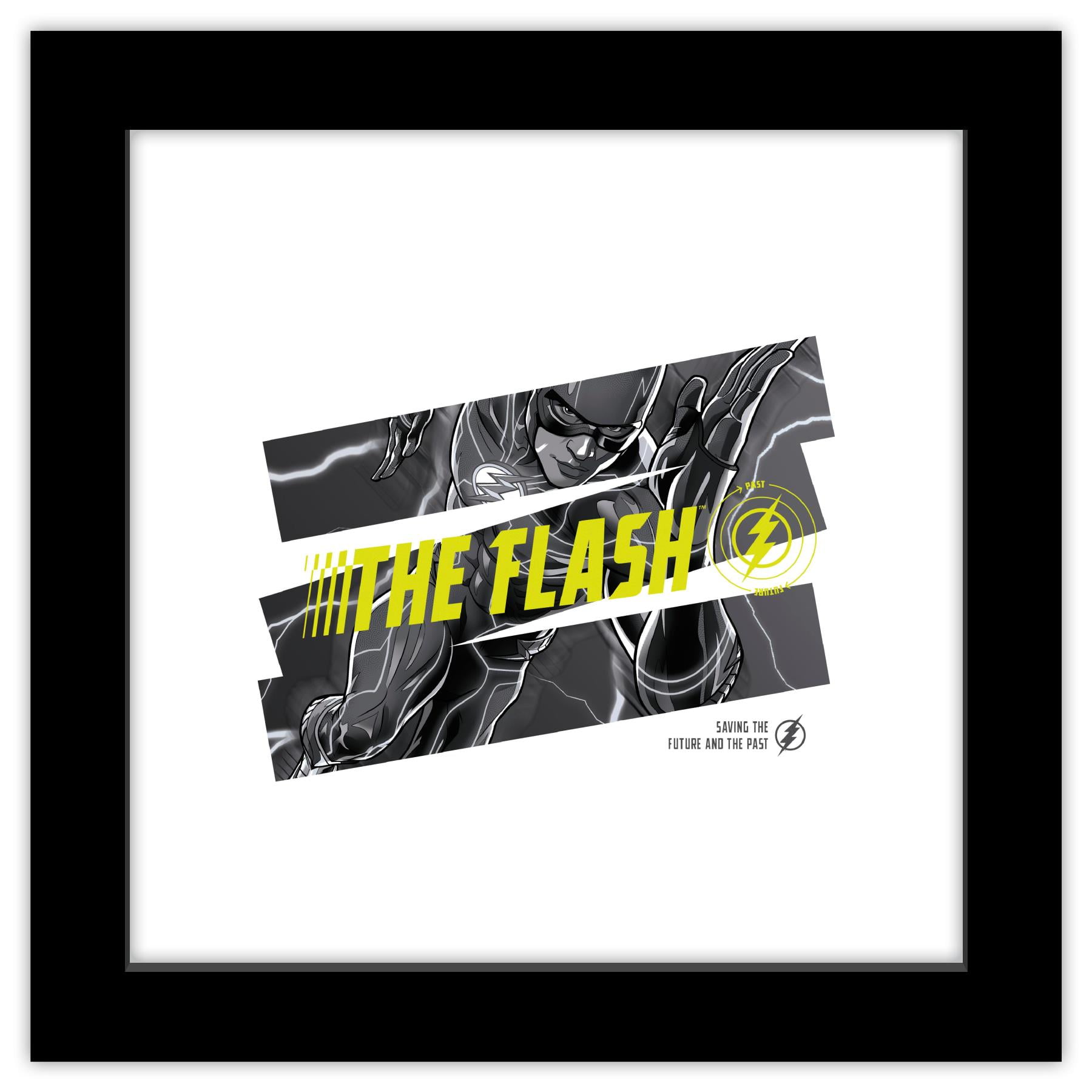 Gallery Pops DC Comics Movie The Flash - Future and Past Wall Art, Black Framed Version, 12" x ...